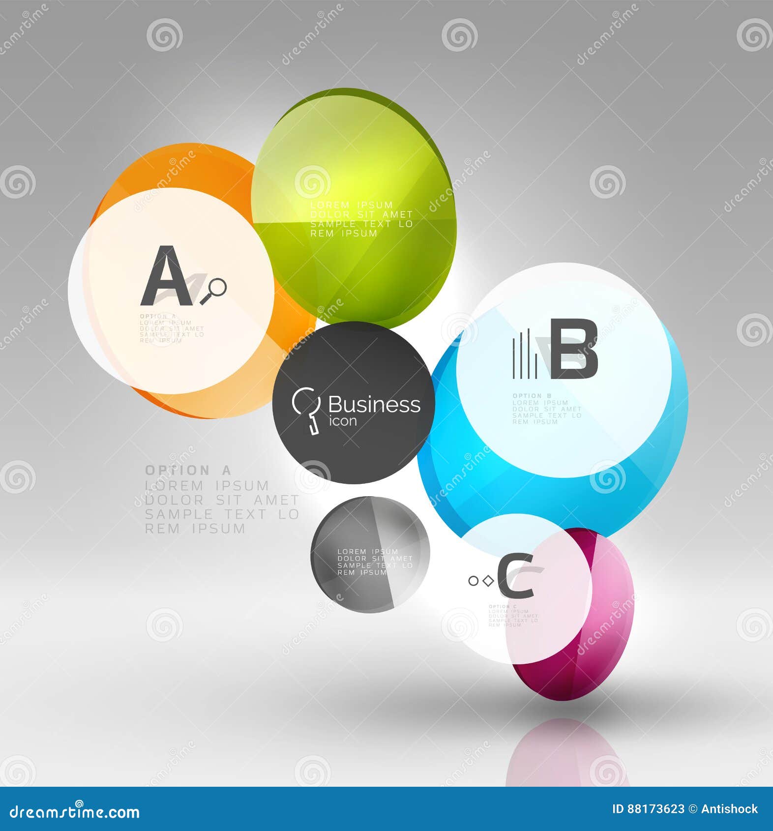 Circle banner template stock illustration. Illustration of framework ...