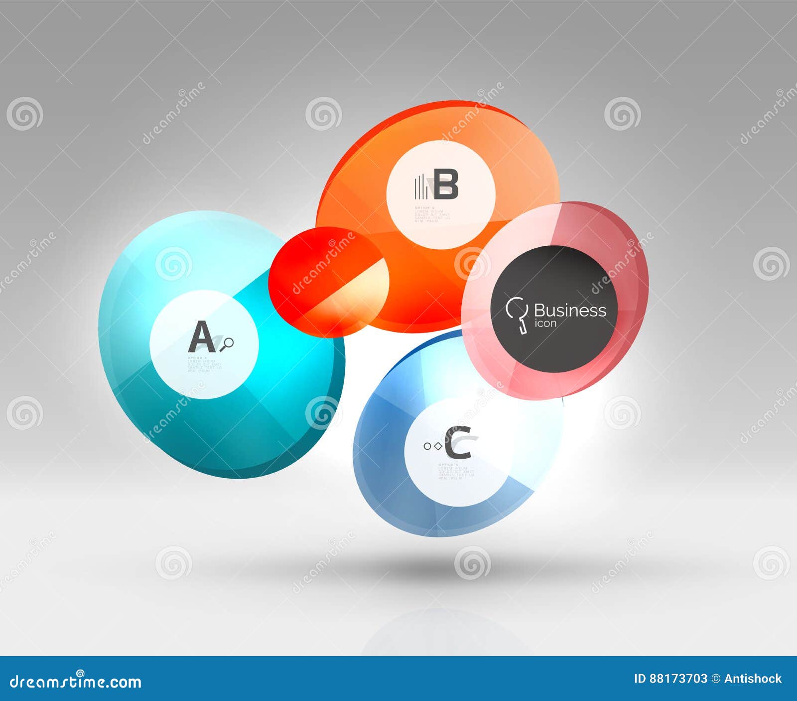 Circle banner template stock illustration. Illustration of gloss - 88173703