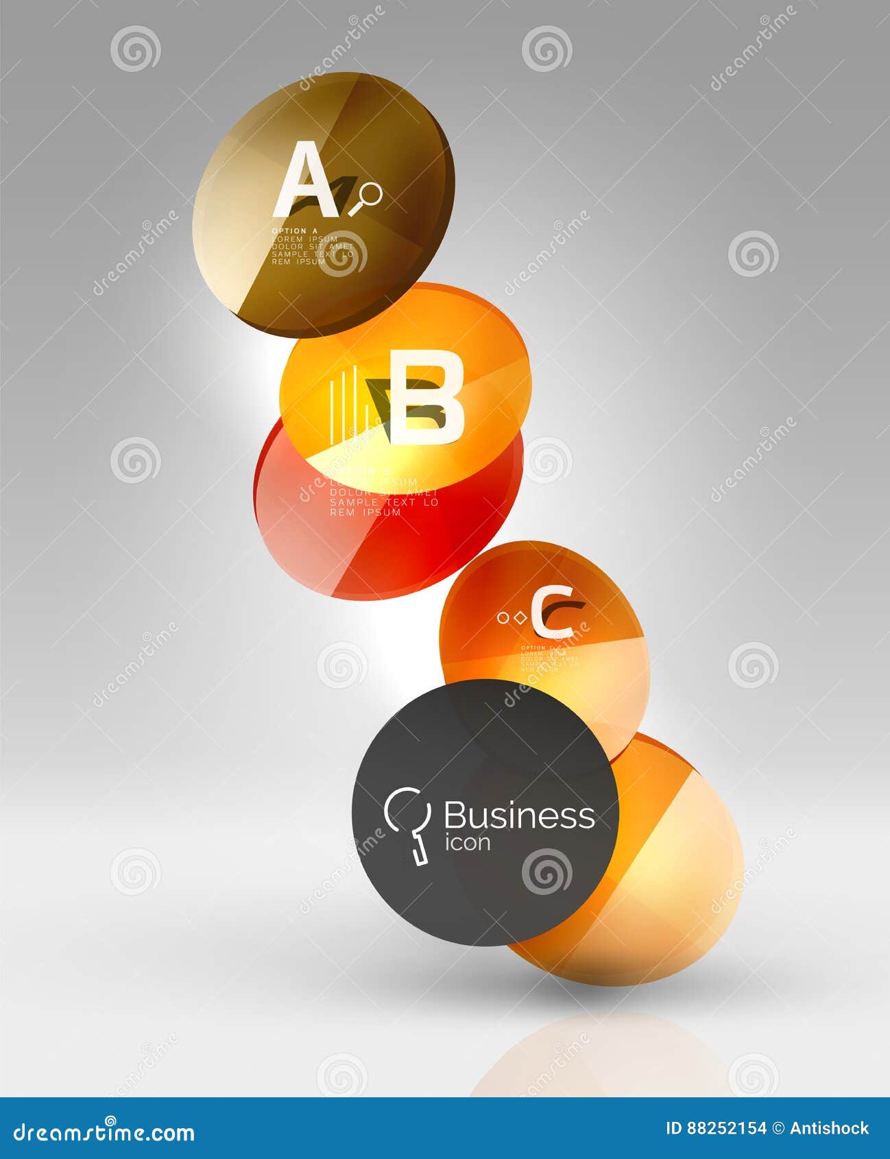 Circle banner template stock illustration. Illustration of creative ...