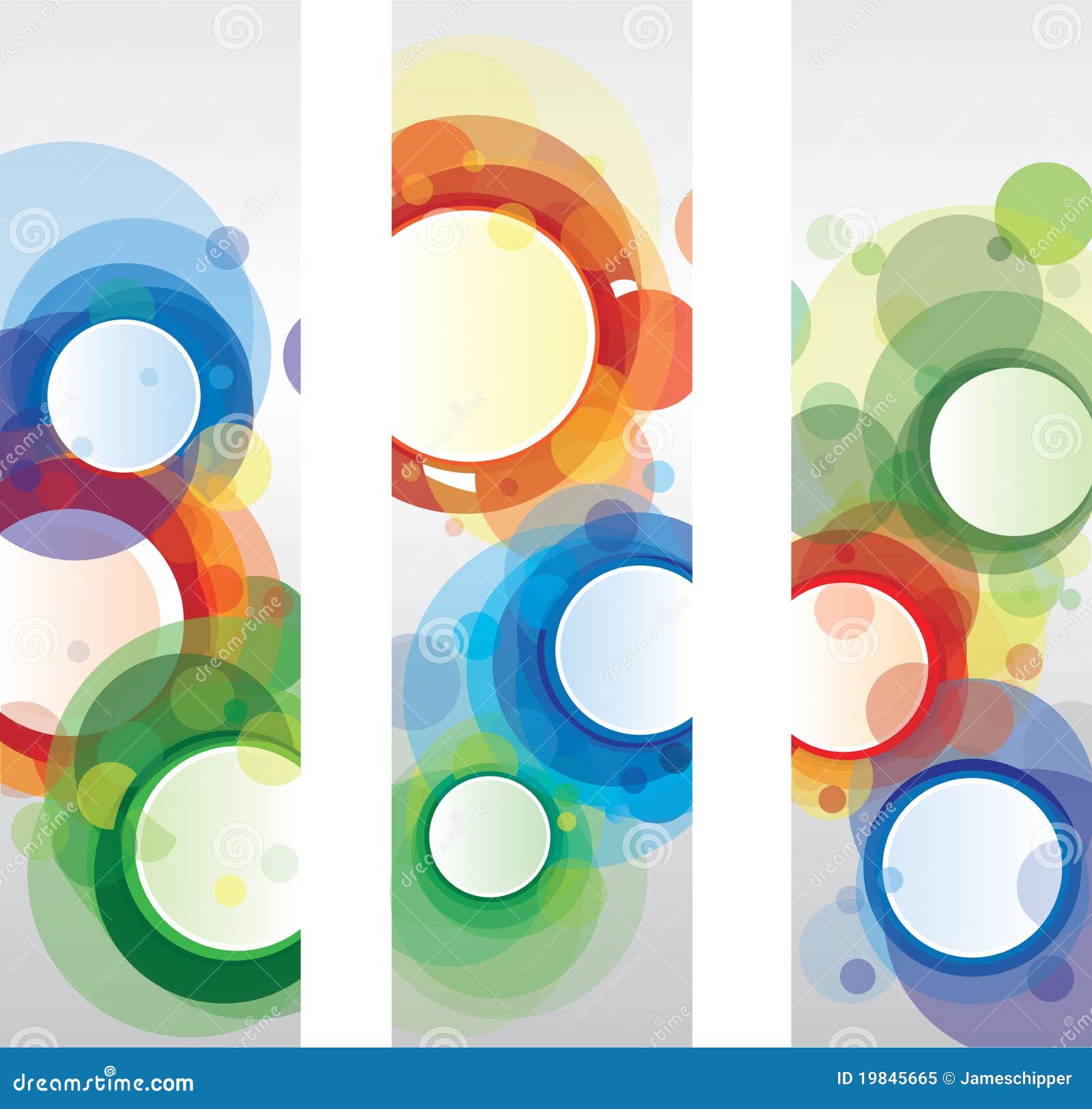 Circle banners stock vector. Illustration of long, notification - 19845665