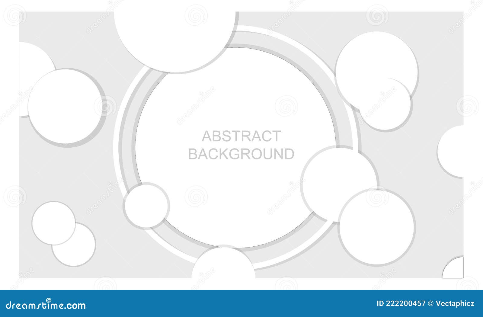 Circle Based Abstract Design Template Stock Illustration - Illustration ...