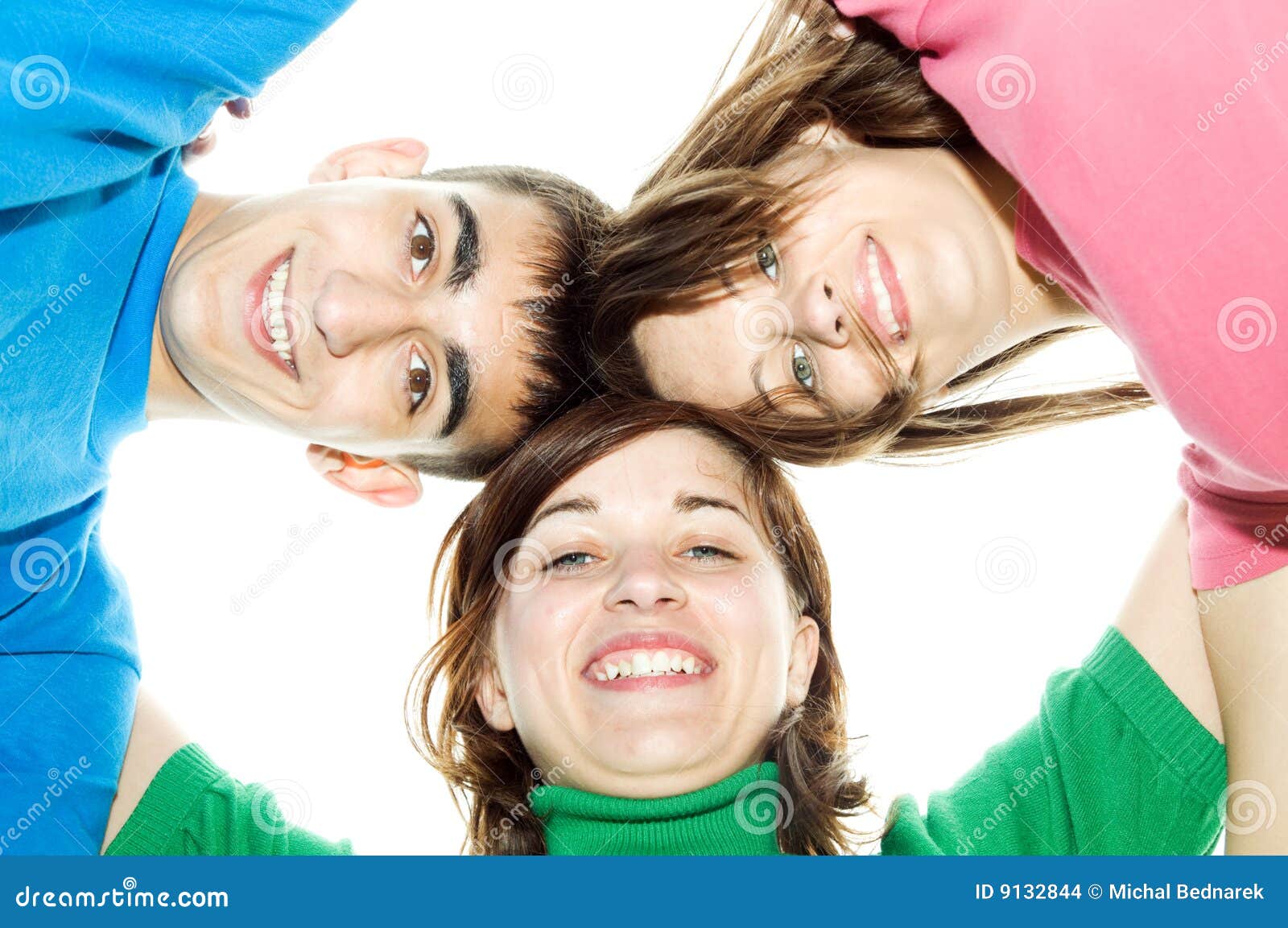 Circle of best friends stock photo. Image of colorful - 9132844