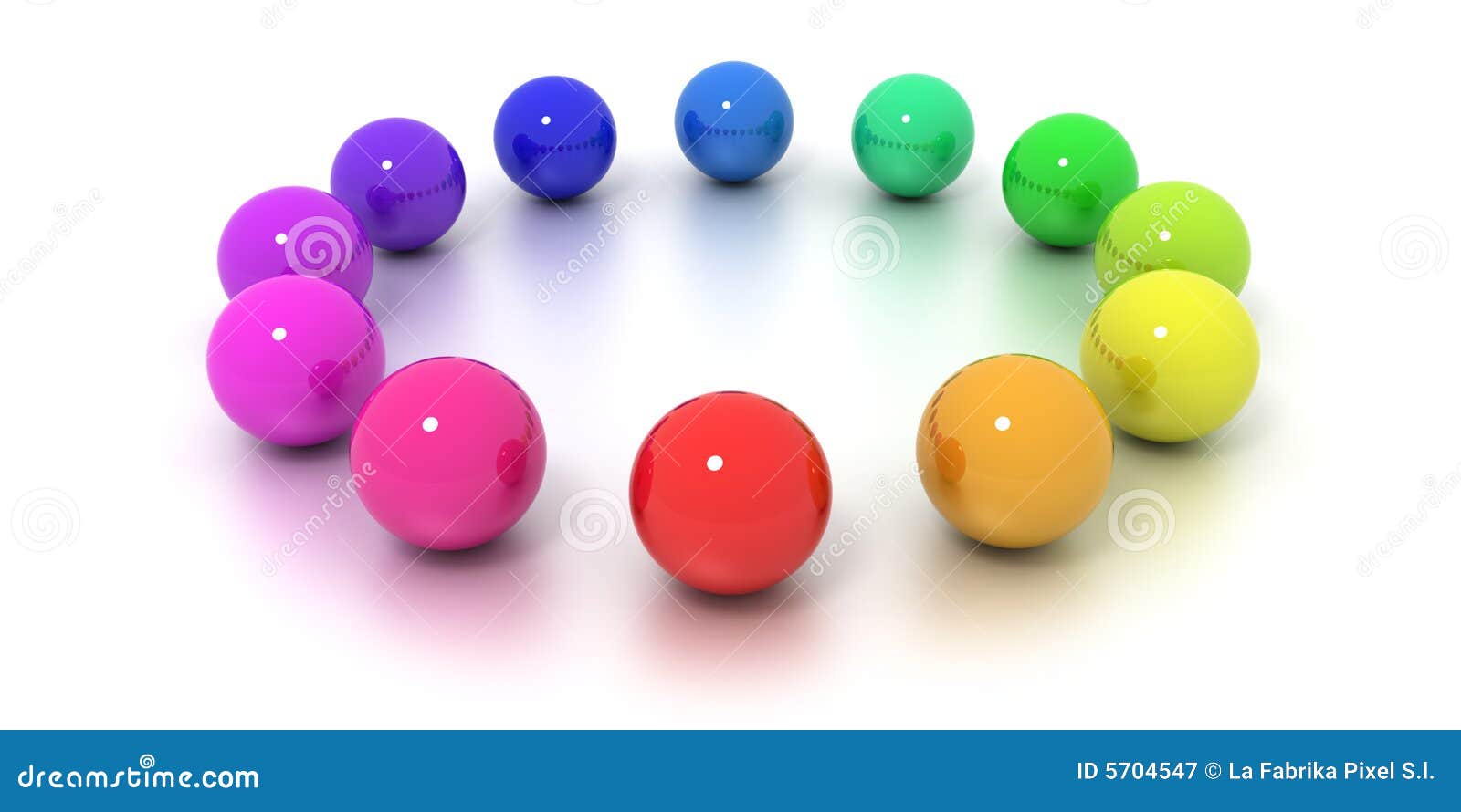 Circle of billiard balls stock illustration. Illustration of white ...