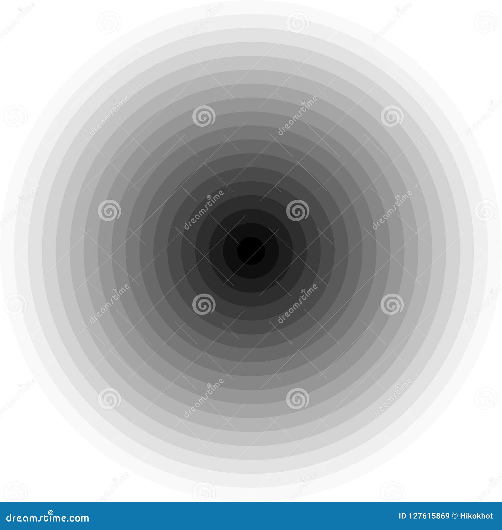 Circle Black Gray and White Layer Gradient Background, Abstract Pattern ...