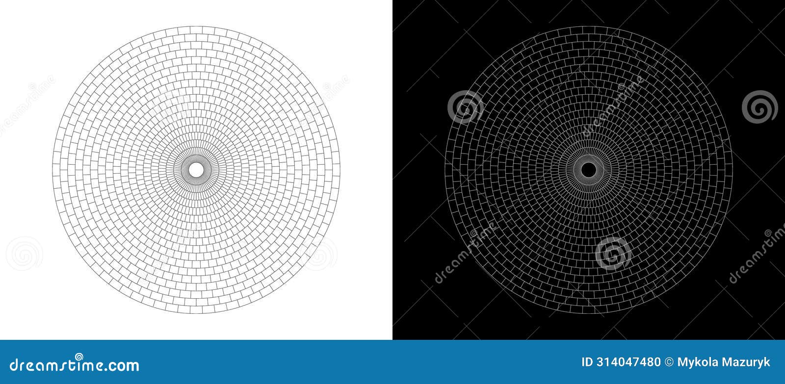 Lines Geometry Background. Block Shapes Of Flat View.. 3D Clay Render ...