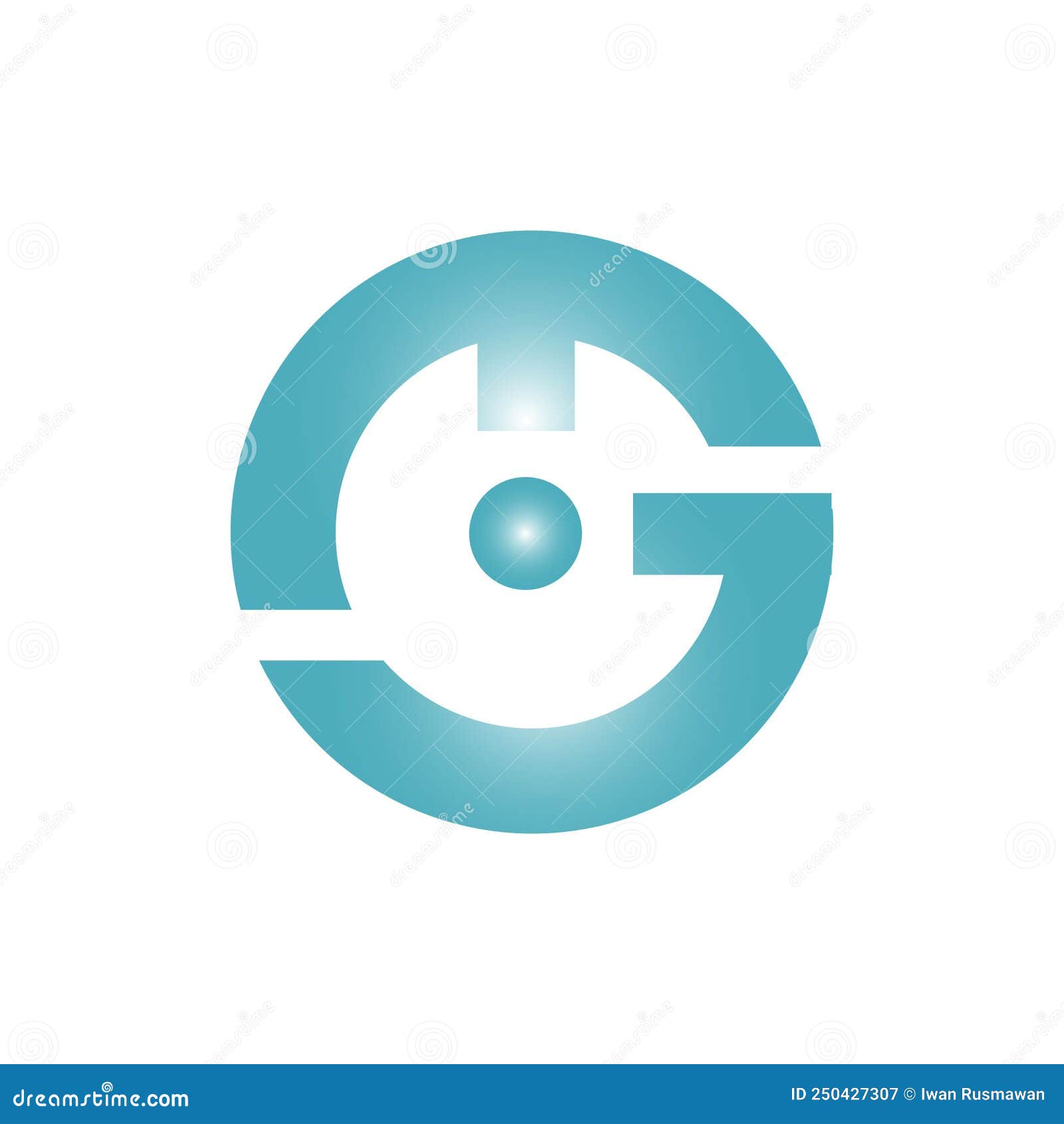Circle Blue Modern Logo Design Stock Illustration - Illustration of ...