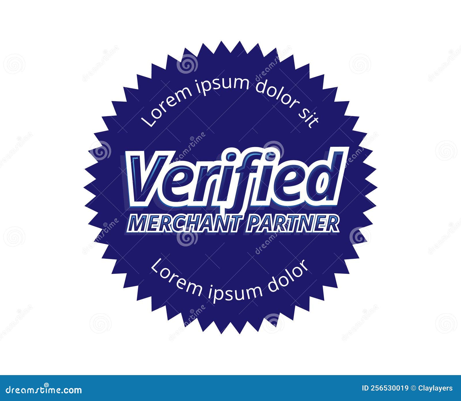 Blue Verified Account Icon. Approved Profile Sign. Tick In Rounded ...