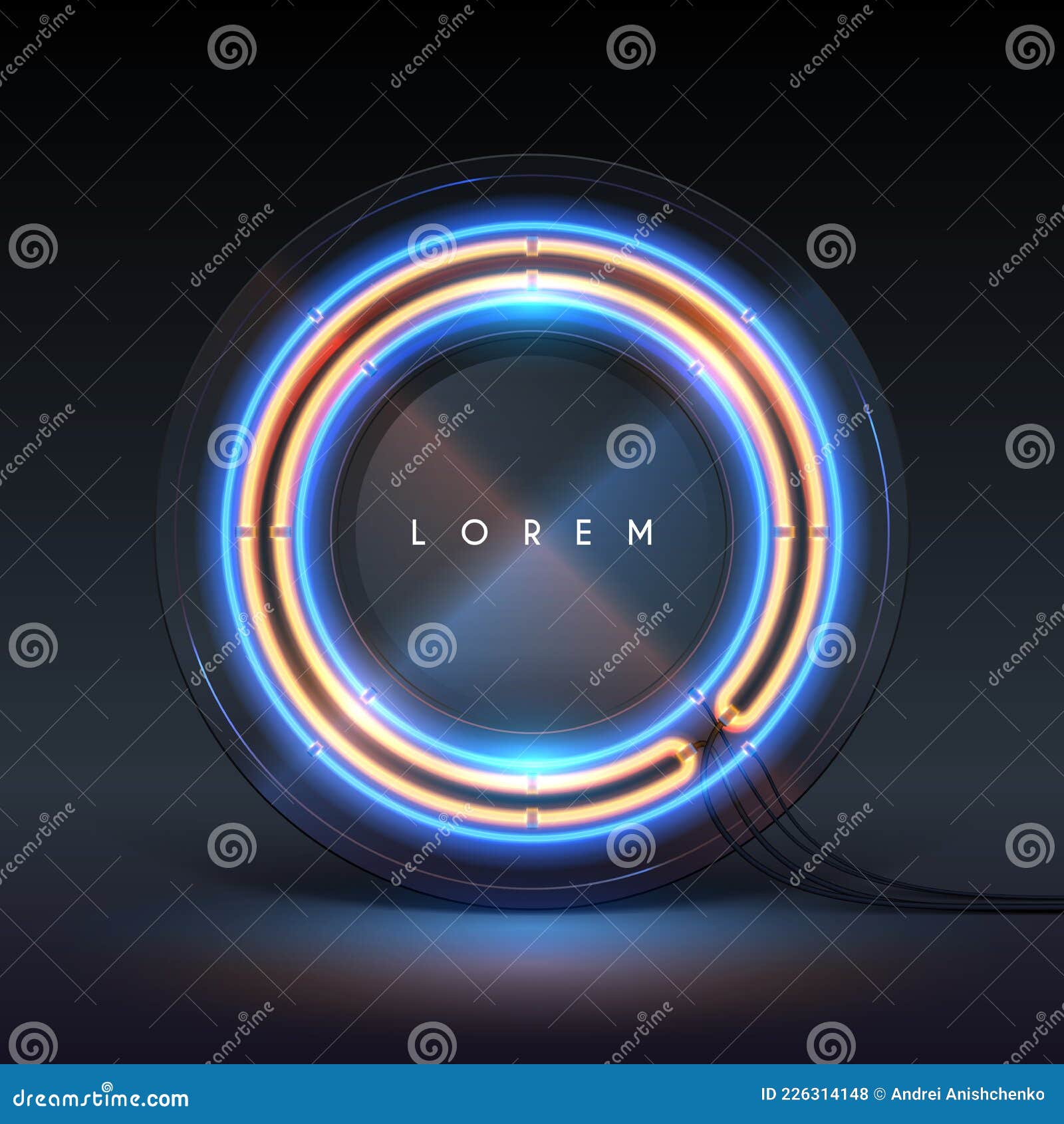 Yellow Neon Icon License, Seal.Transparent Background. Yellow Neon ...