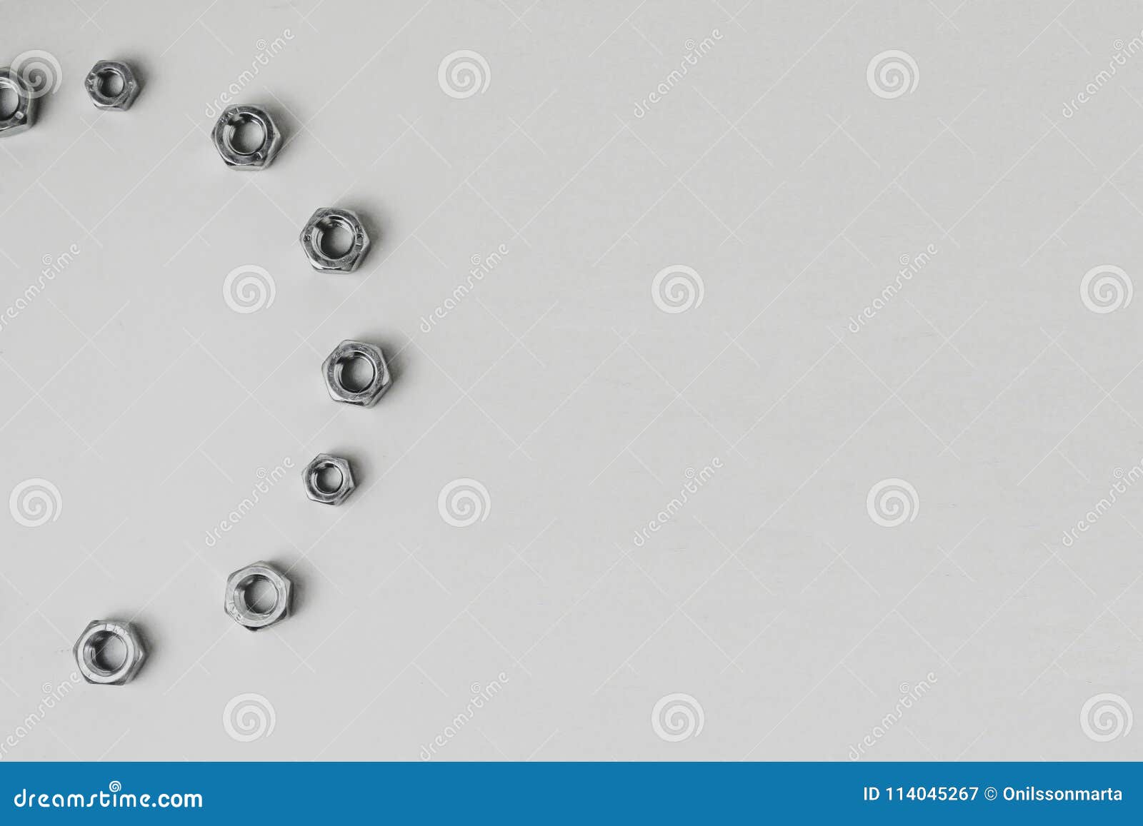Circle of bolts stock image. Image of chrome, gray, equipment - 114045267