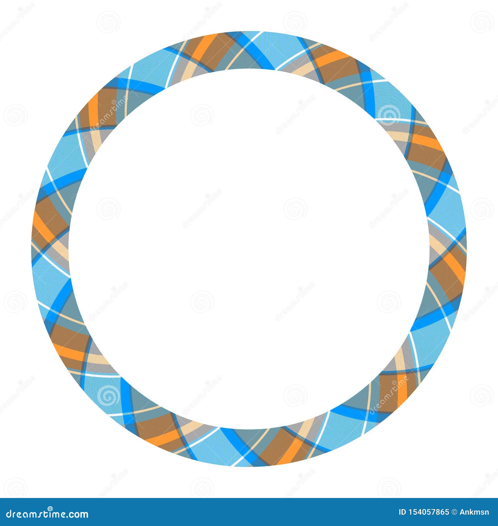 Circle Borders And Frames Vector. Round Border Pattern Geometric ...