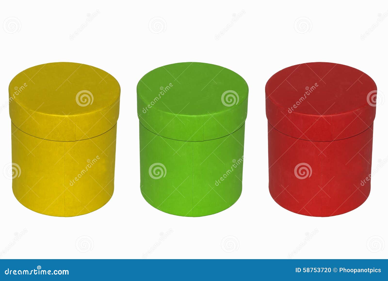 Circle box stock photo. Image of package, template, gift - 58753720