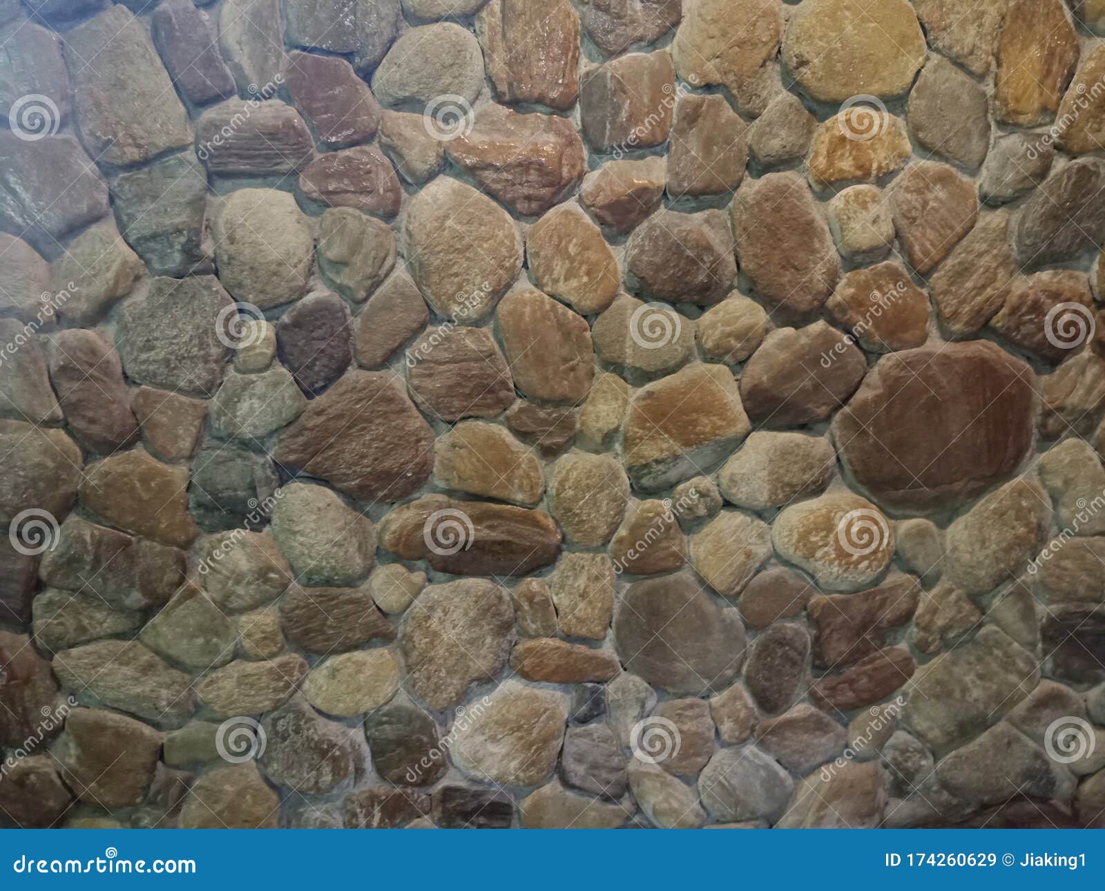 Round Brick Wall Texture and Background Stock Image - Image of board ...