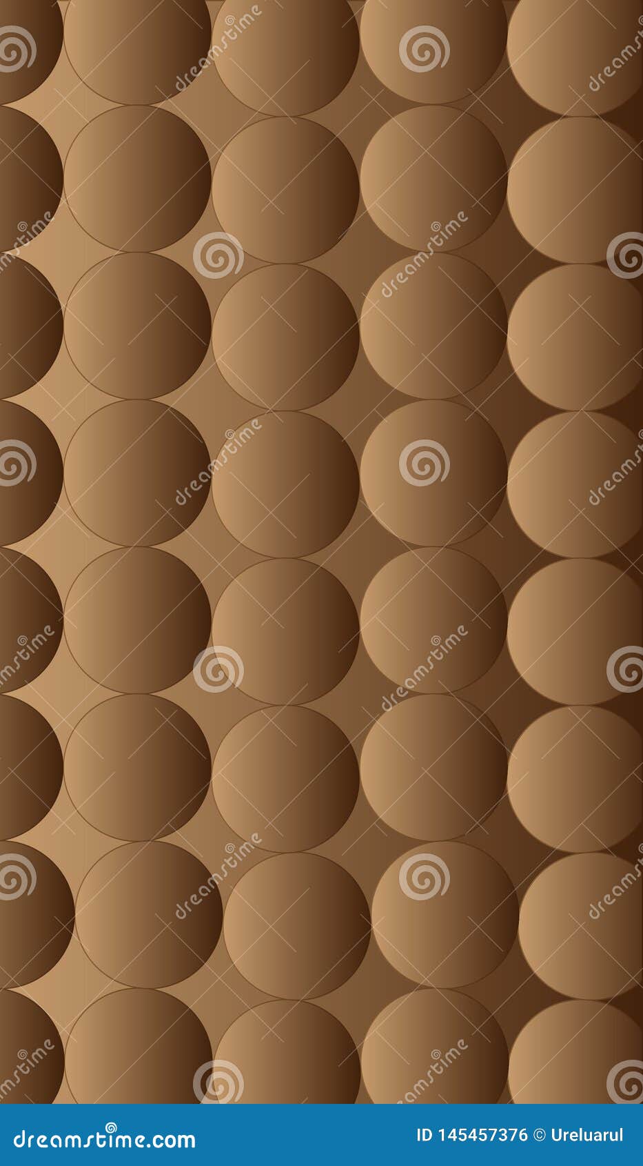 Circle Brown Background with Gradient Stock Vector - Illustration of ...