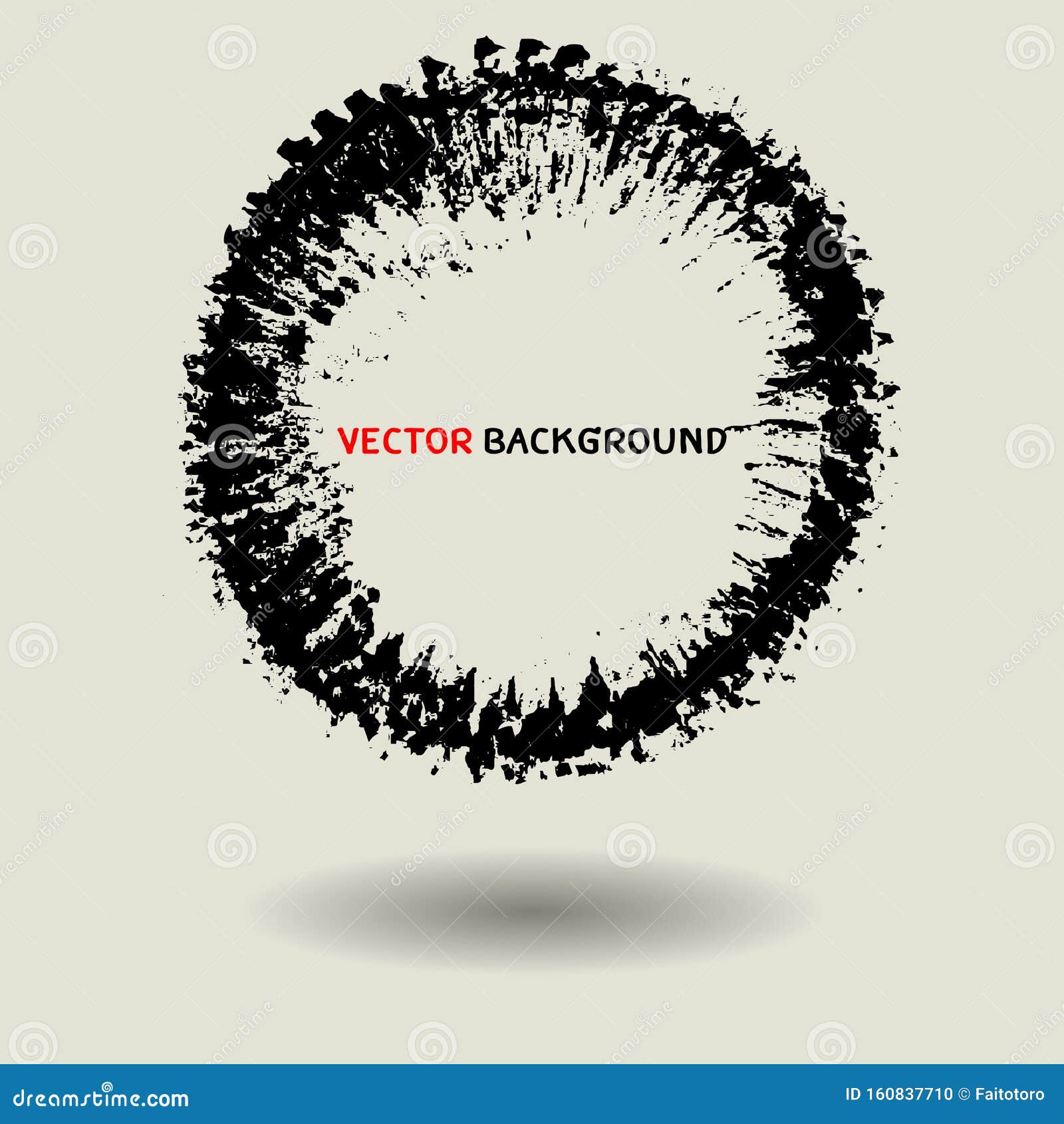 Abstract Circle Texture Background Template Stock Vector - Illustration ...