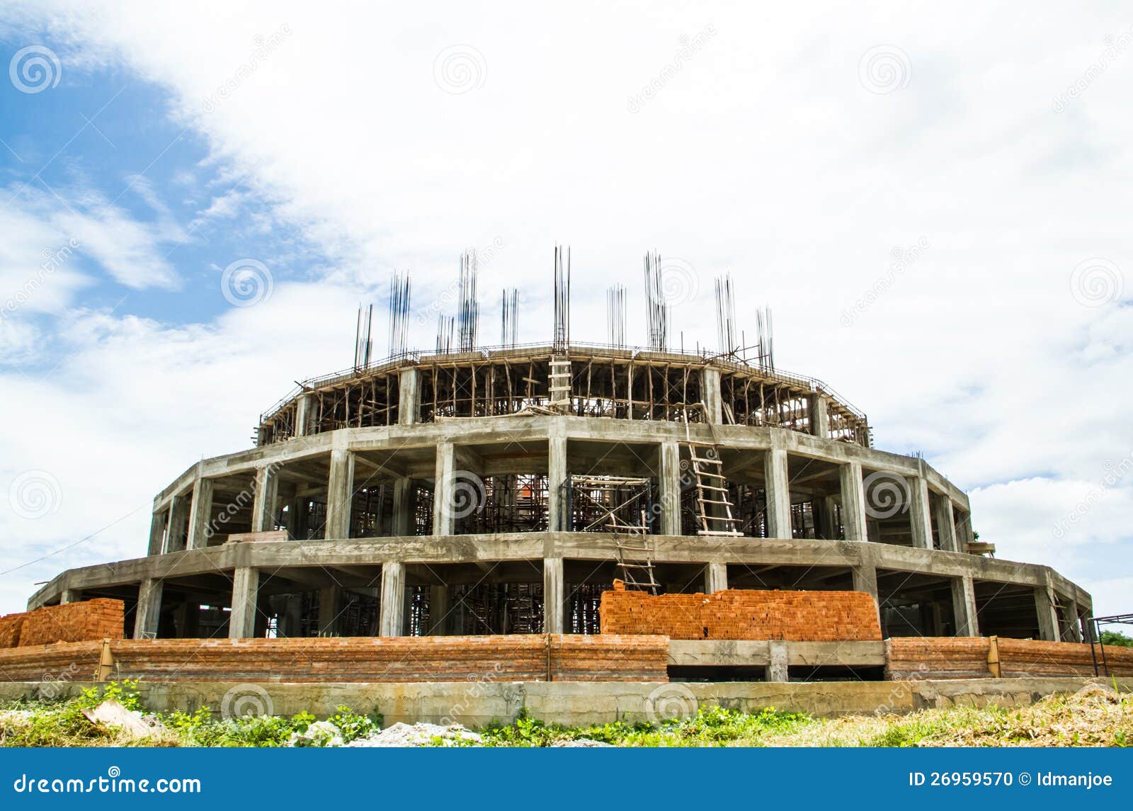 Circle building stock photo. Image of project, build - 26959570