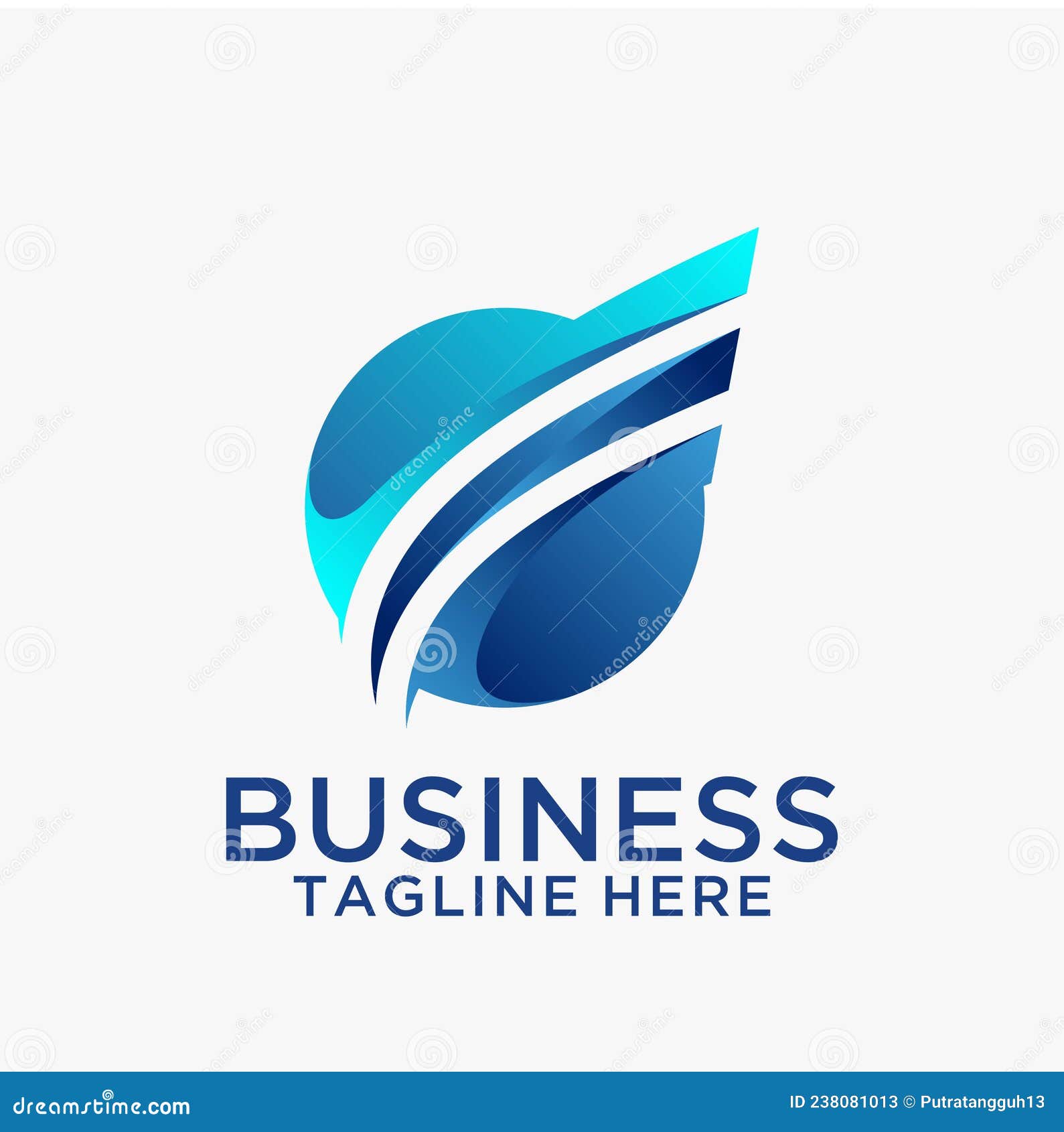 Circle Business Logo Design Stock Vector - Illustration of cooperation ...