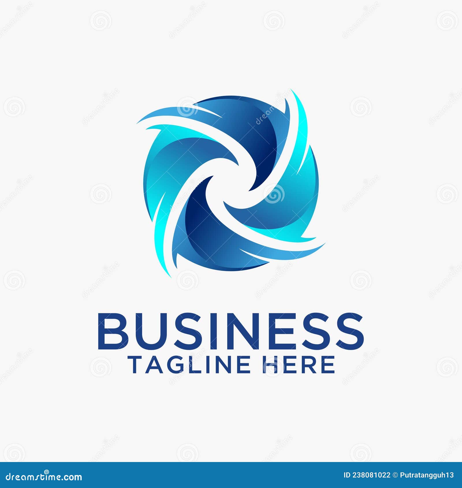 Circle Business Logo Design Stock Vector - Illustration of icon, graph ...