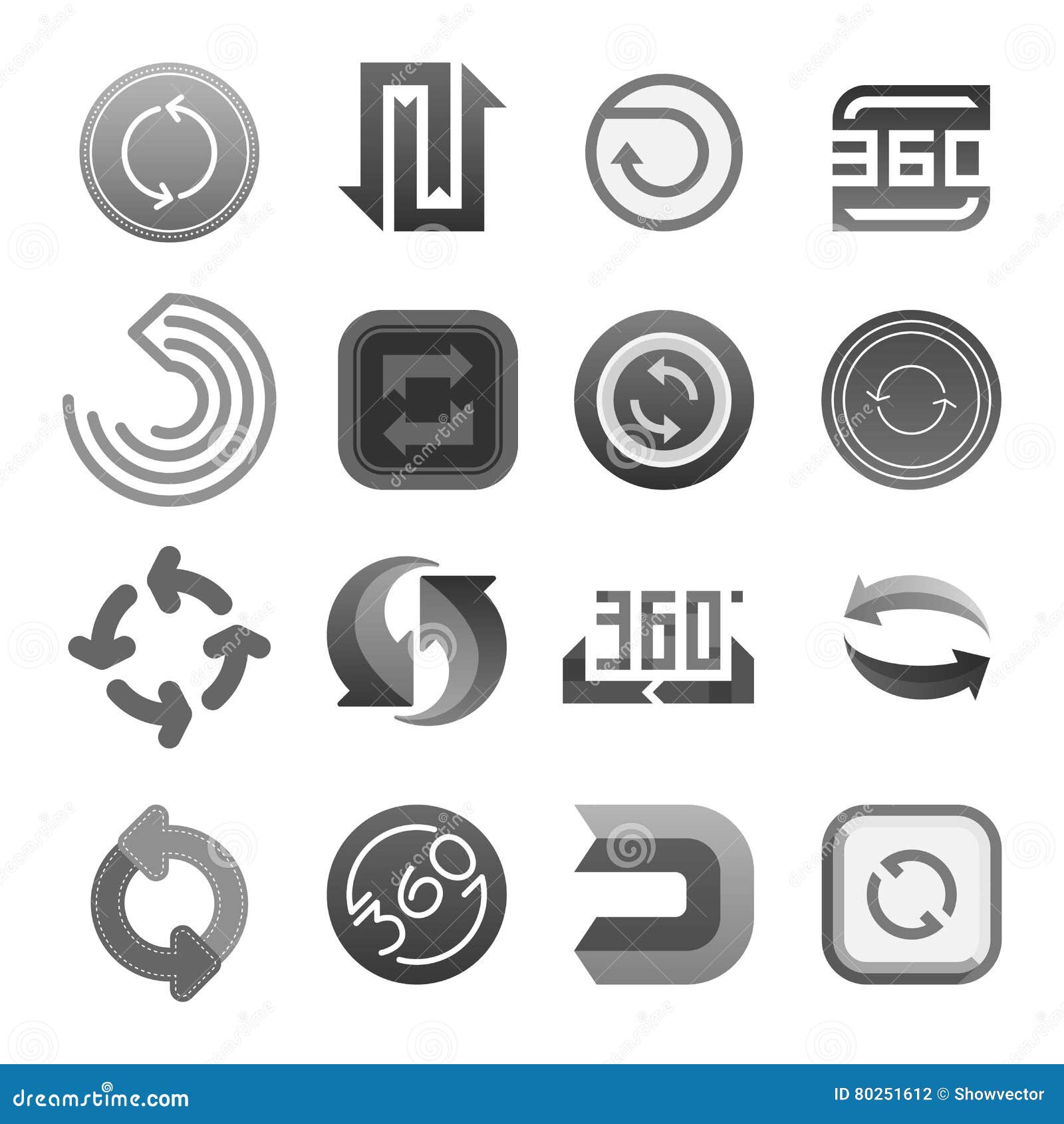 Circle Button Vector Isolated Stock Vector - Illustration of computer, circle: 80251612