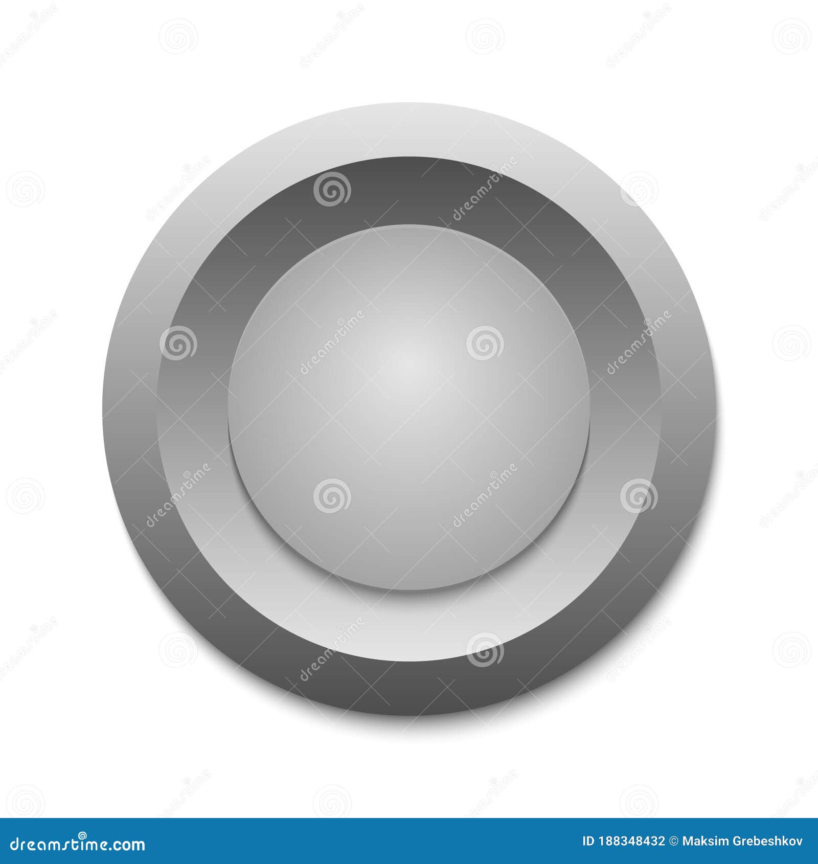 Circle Button stock illustration. Illustration of decoration - 188348432