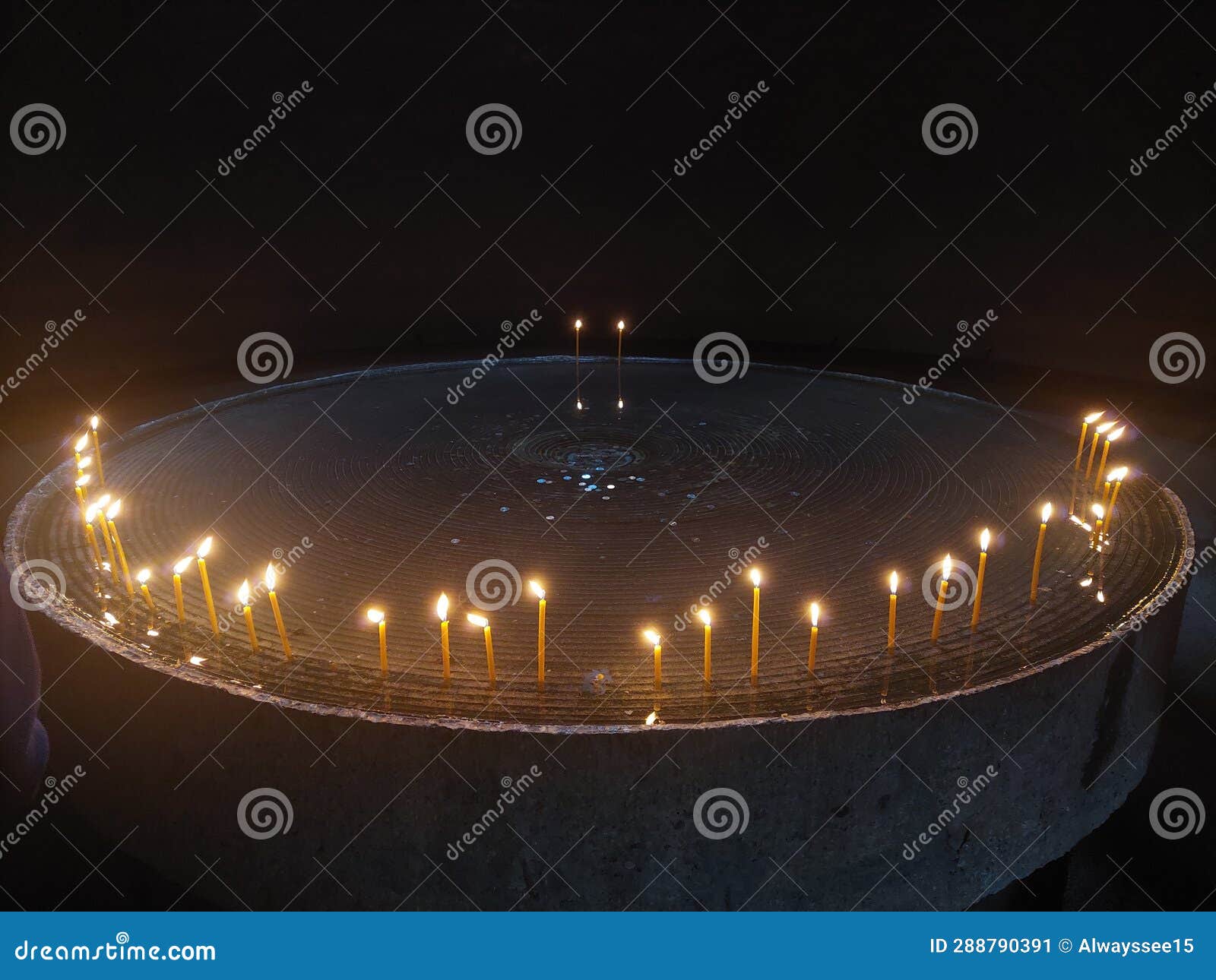 Circle candle desk stock image. Image of desk, history - 288790391