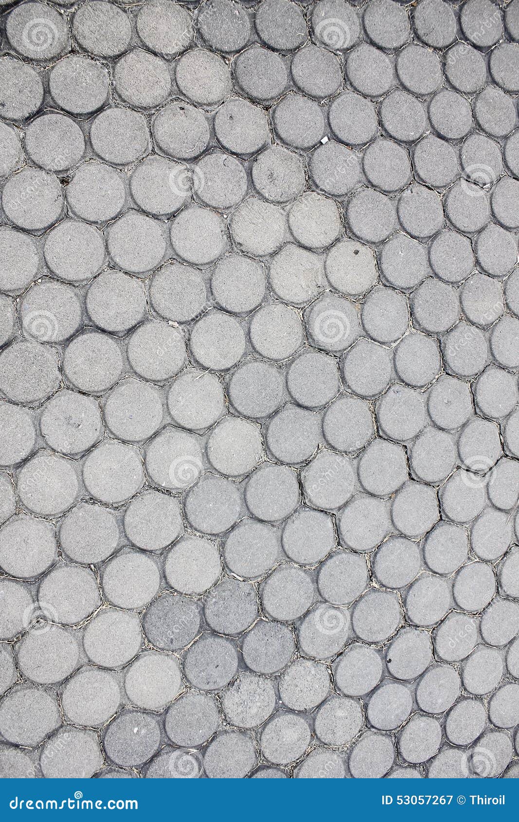 Circle Cement Footpath Pattern Background. Stock Image - Image of road ...