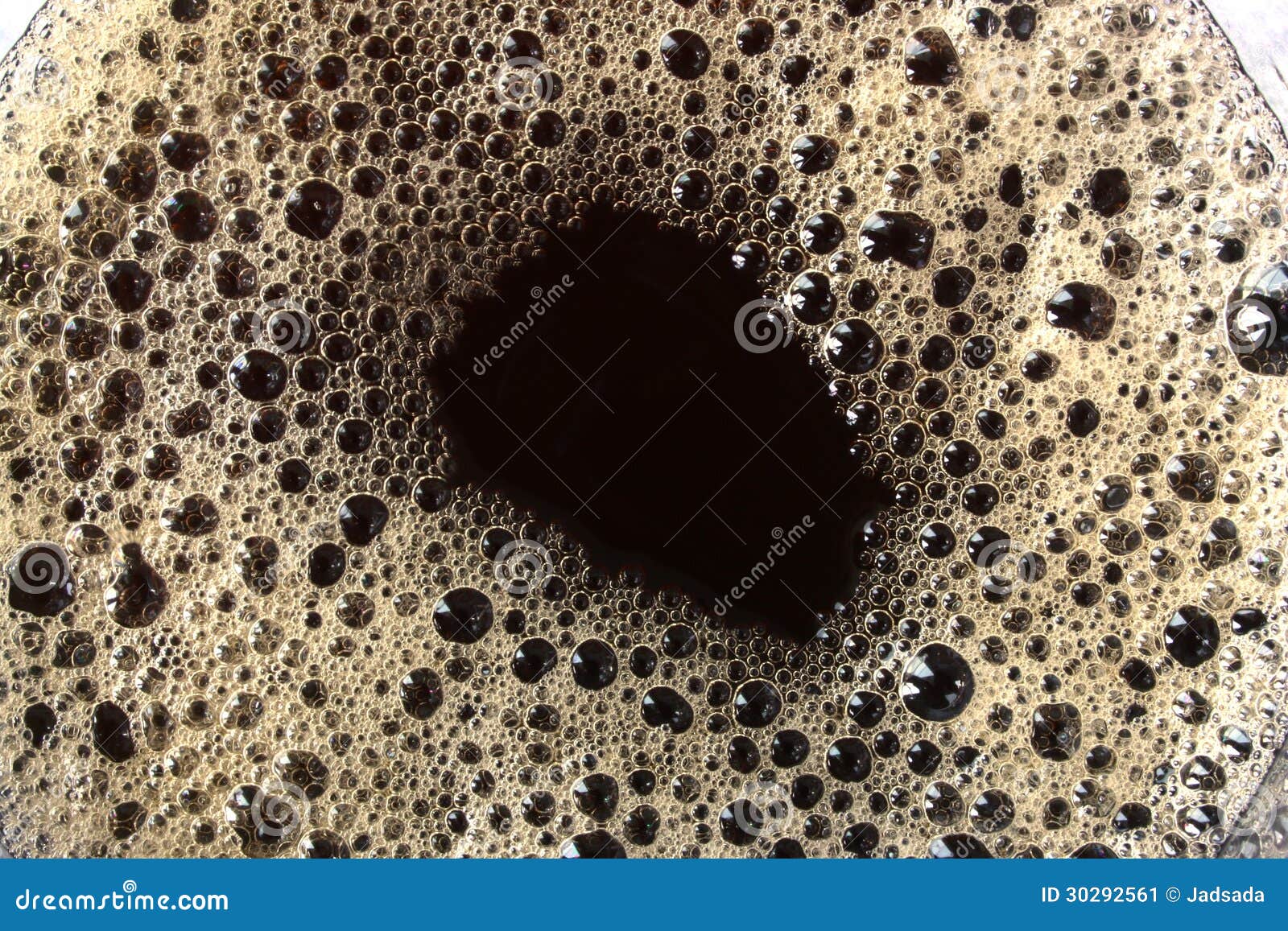 Circle Bubble of Coffee stock image. Image of closeup - 30292561