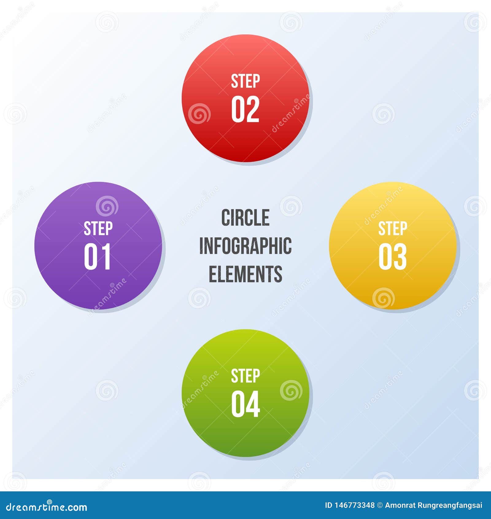 Circle Chart, Circle Infographic or Circular Diagram Stock Vector ...
