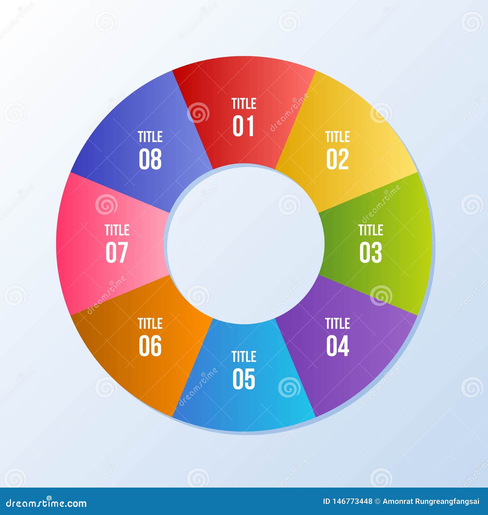 Circle Chart, Circle Infographic or Circular Diagram Stock Vector ...