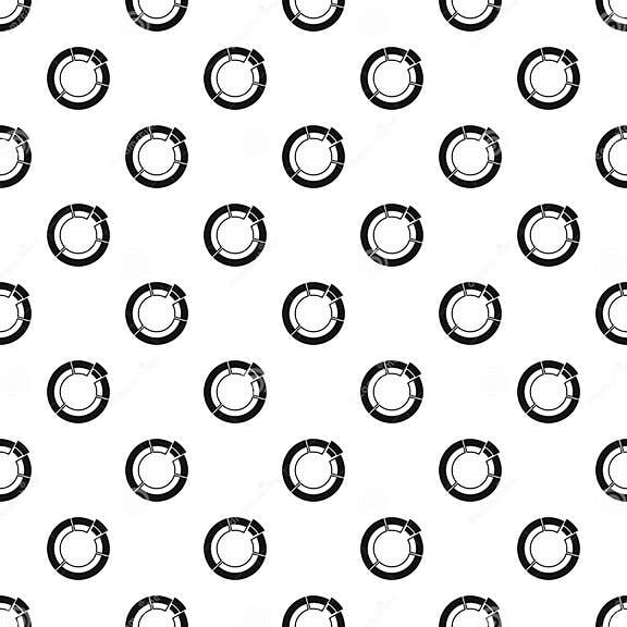 Circle Chart Pattern Repeat Vector Stock Vector - Illustration of arrow ...