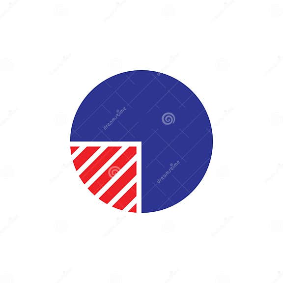 Circle Chart Pie Symbol Decoration Vector Stock Vector - Illustration ...