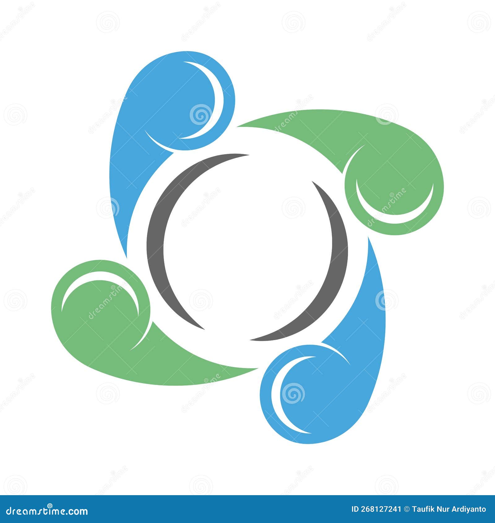 Circle and Circular Logo Icon Design Stock Illustration - Illustration ...