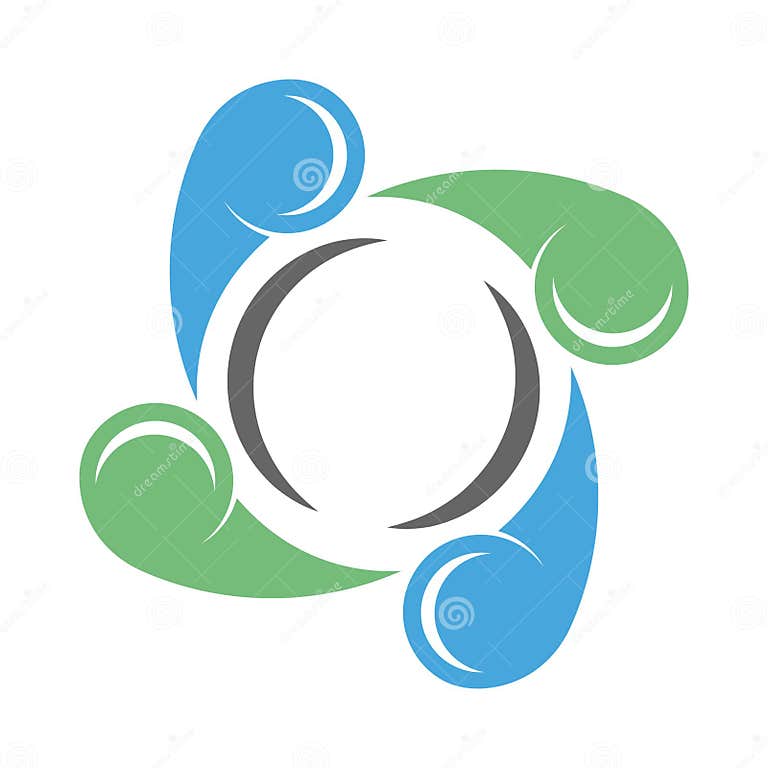 Circle and Circular Logo Icon Design Stock Illustration - Illustration ...