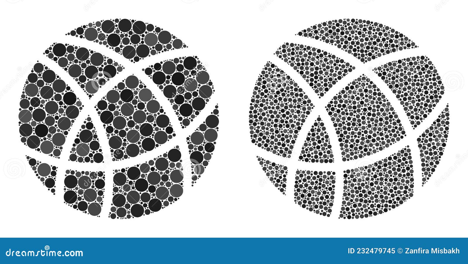 Circle Clew Ball Icon Collage Stock Vector - Illustration of maze ...