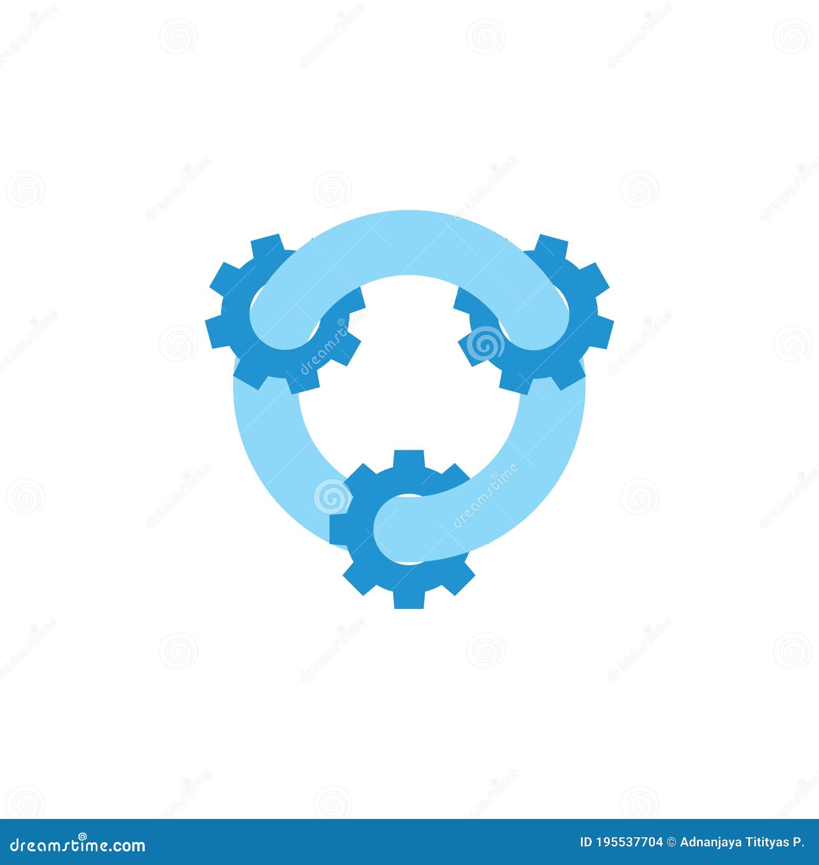Circle Cog Machine Process Symbol Vector Stock Vector - Illustration of ...