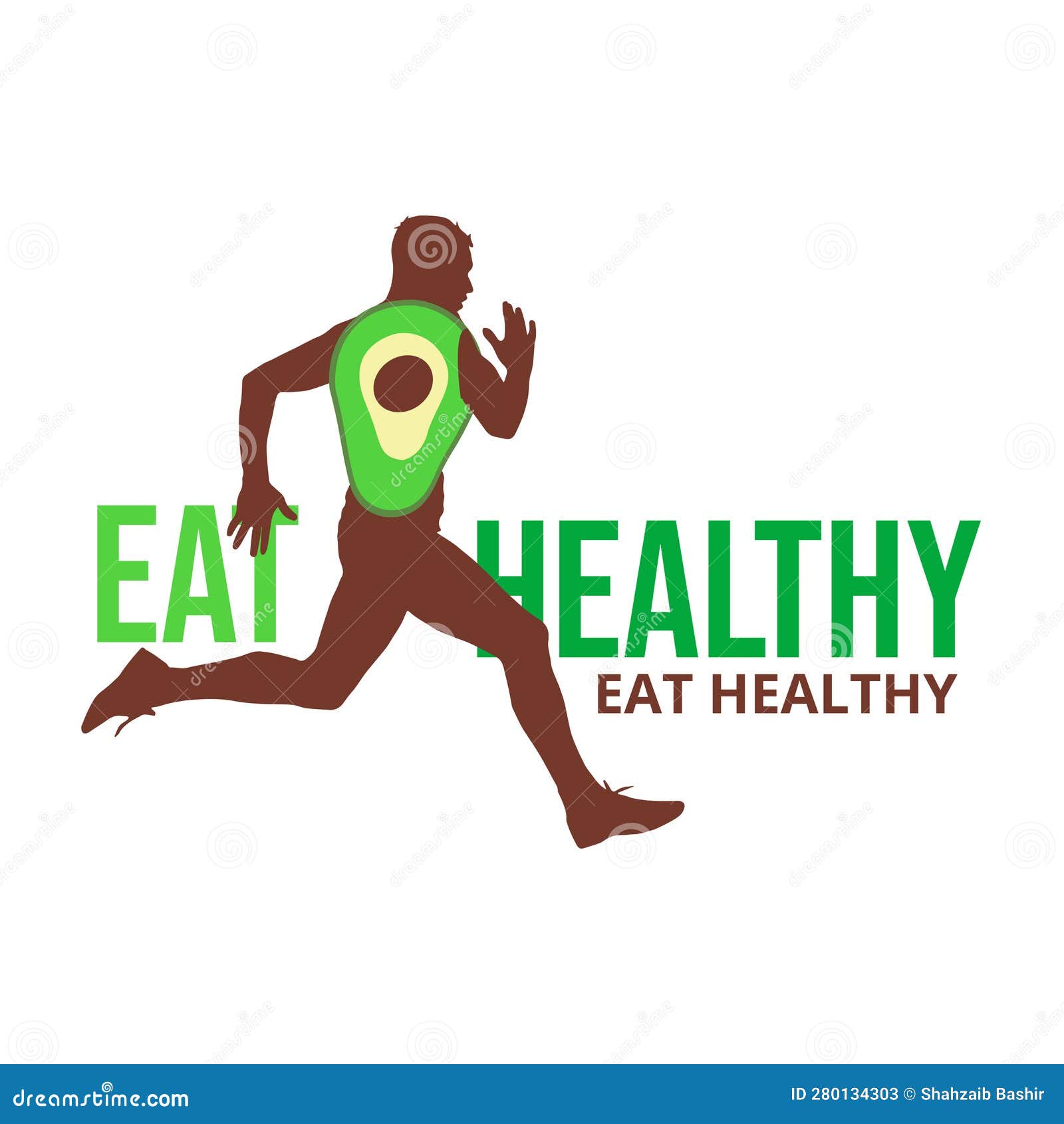 Sports nutrition logo stock illustration. Illustration of care - 280134303