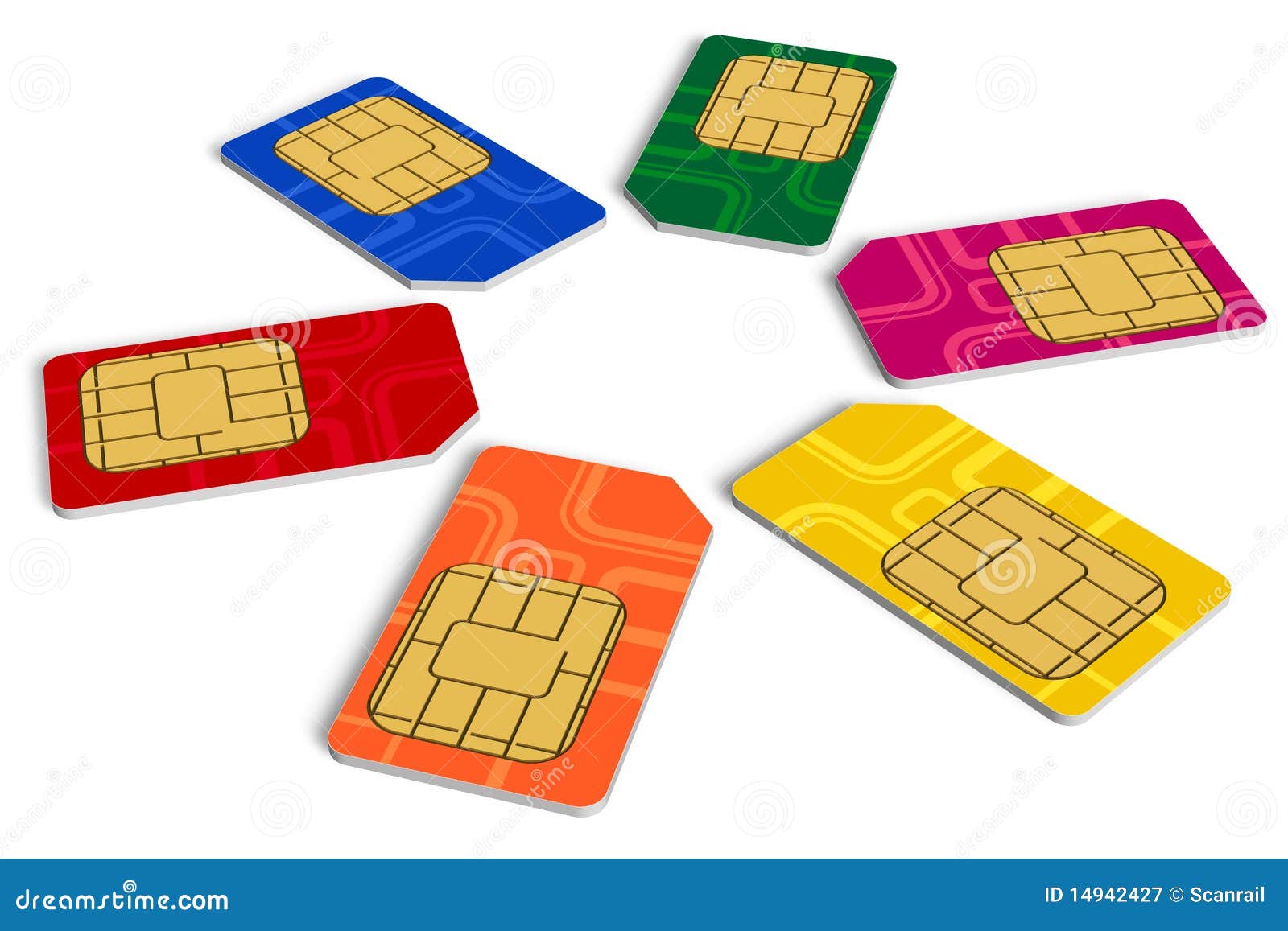 Circle Color Sim Cards Stock Illustrations – 16 Circle Color Sim Cards ...