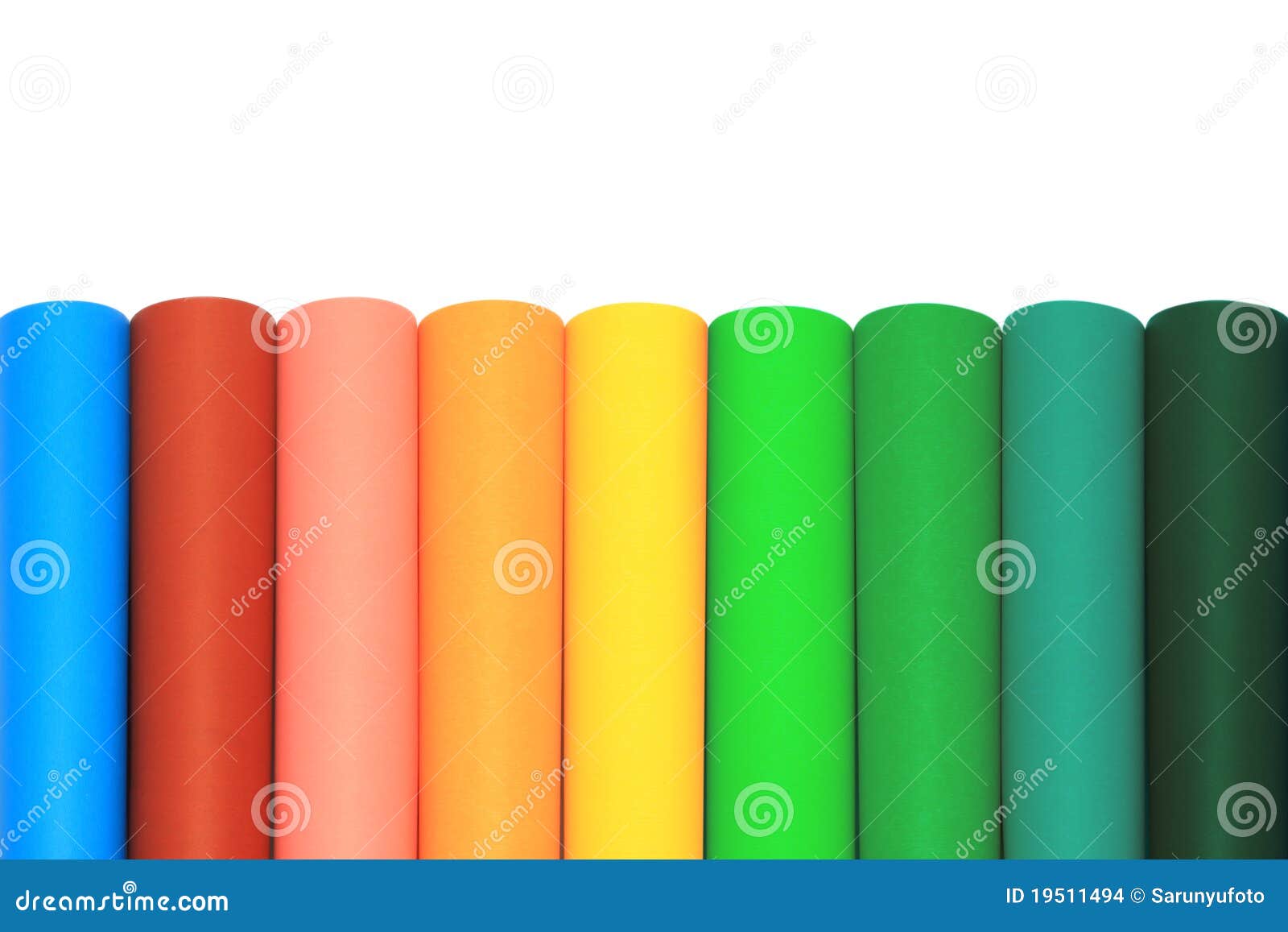 Circle colored paper stock photo. Image of design, present - 19511494
