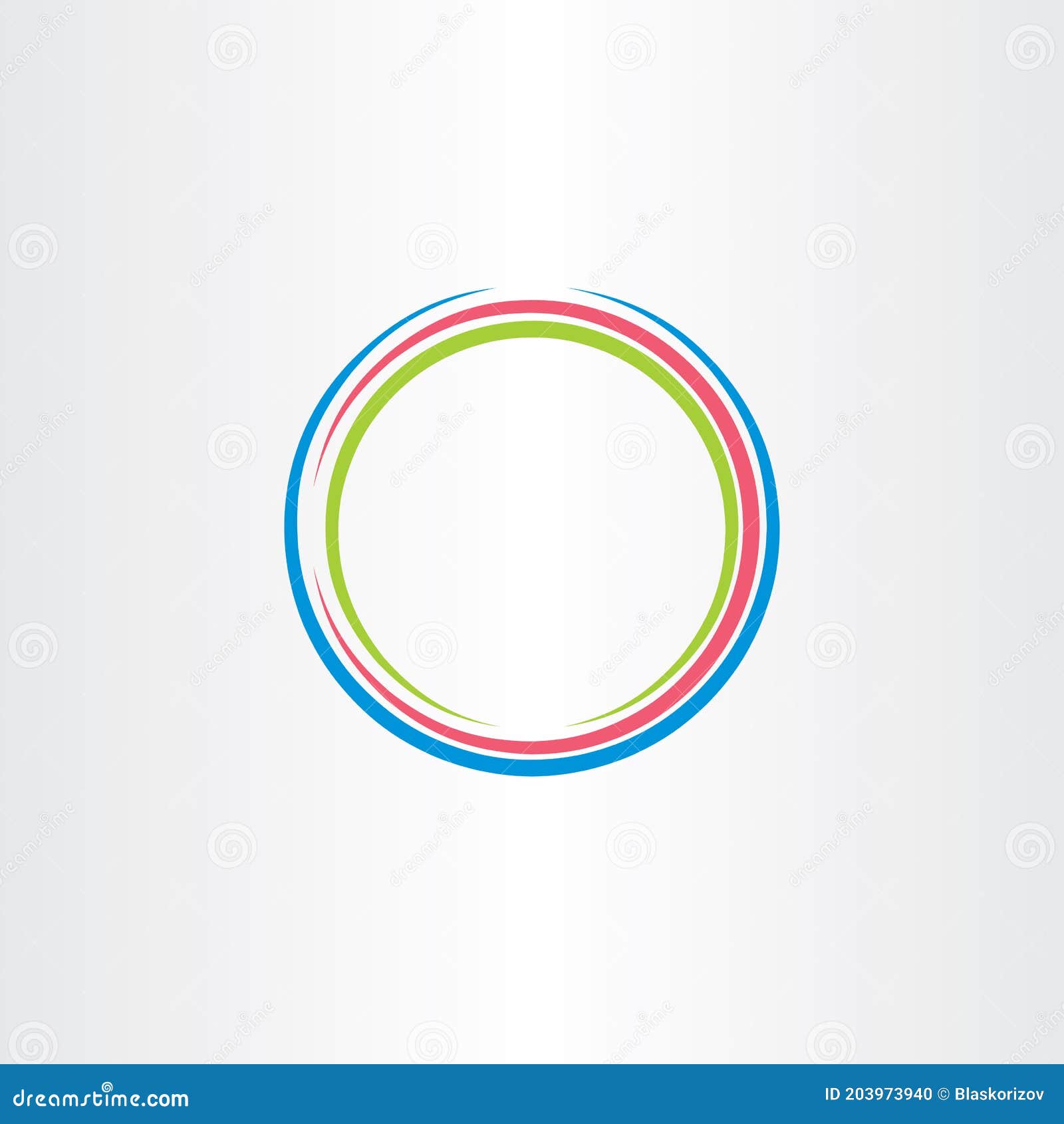 Circle Colorful Frame Icon Vector Background Design Symbol Stock Vector ...