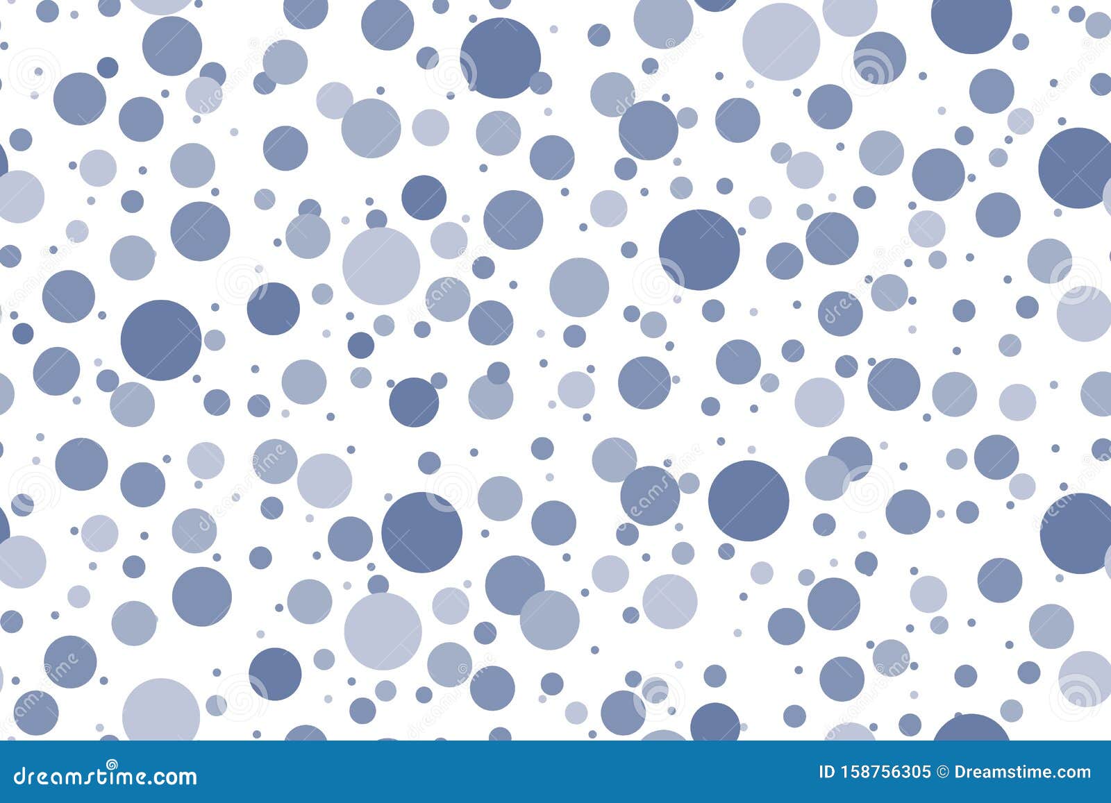 Circle Colorful Seamless Pattern with Different Size and Color ...