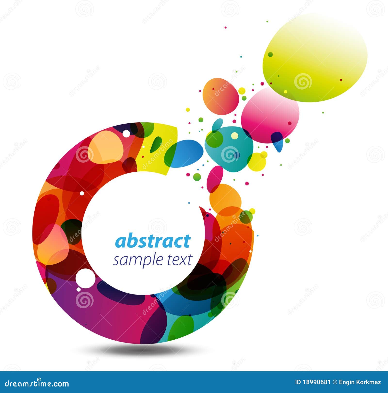 Circle of Colors Background Stock Vector - Illustration of cool, design ...