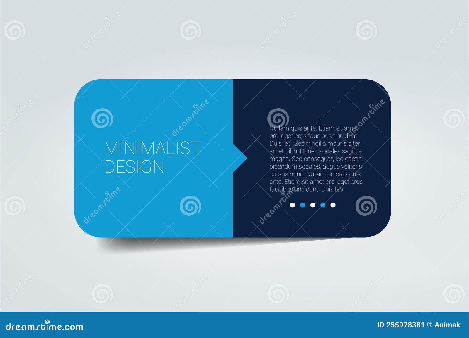 2 Circle Connected 3D Infographic. Two Labels Stock Vector ...