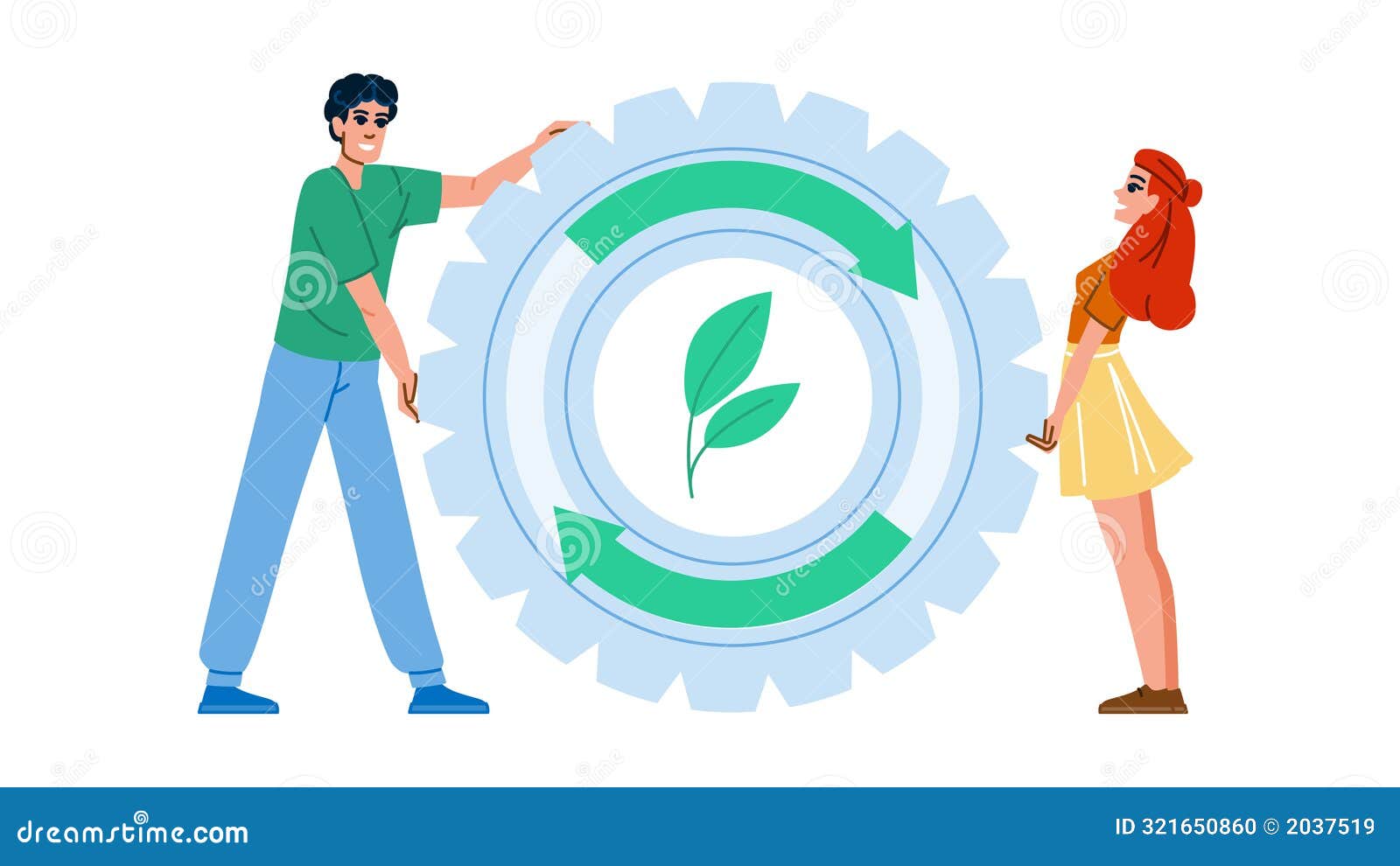 Circle Continuous Improvement Vector Stock Vector - Illustration of ...