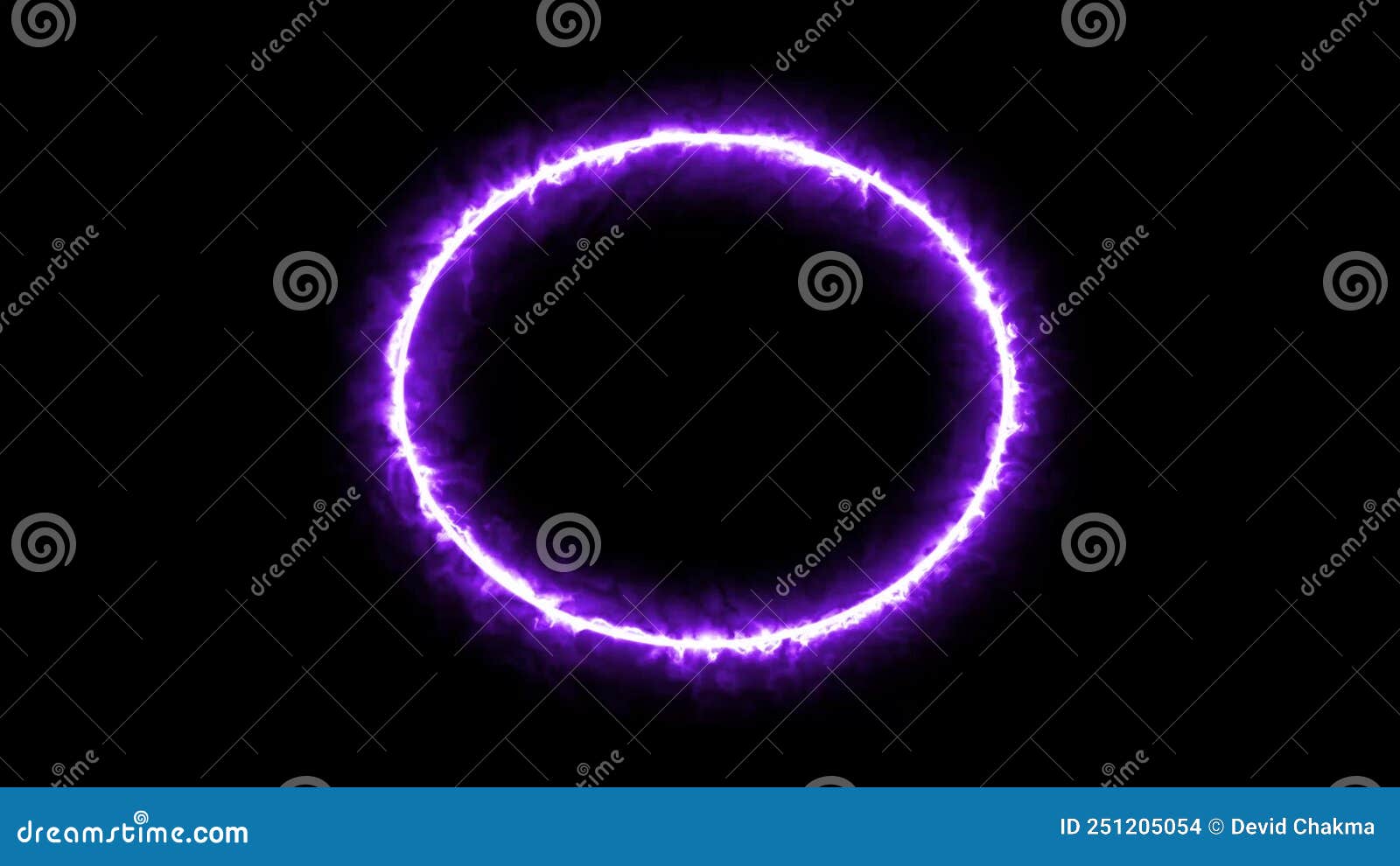 Circle Core Neon Light Glow Circle Frame. Stock Footage - Video of ...
