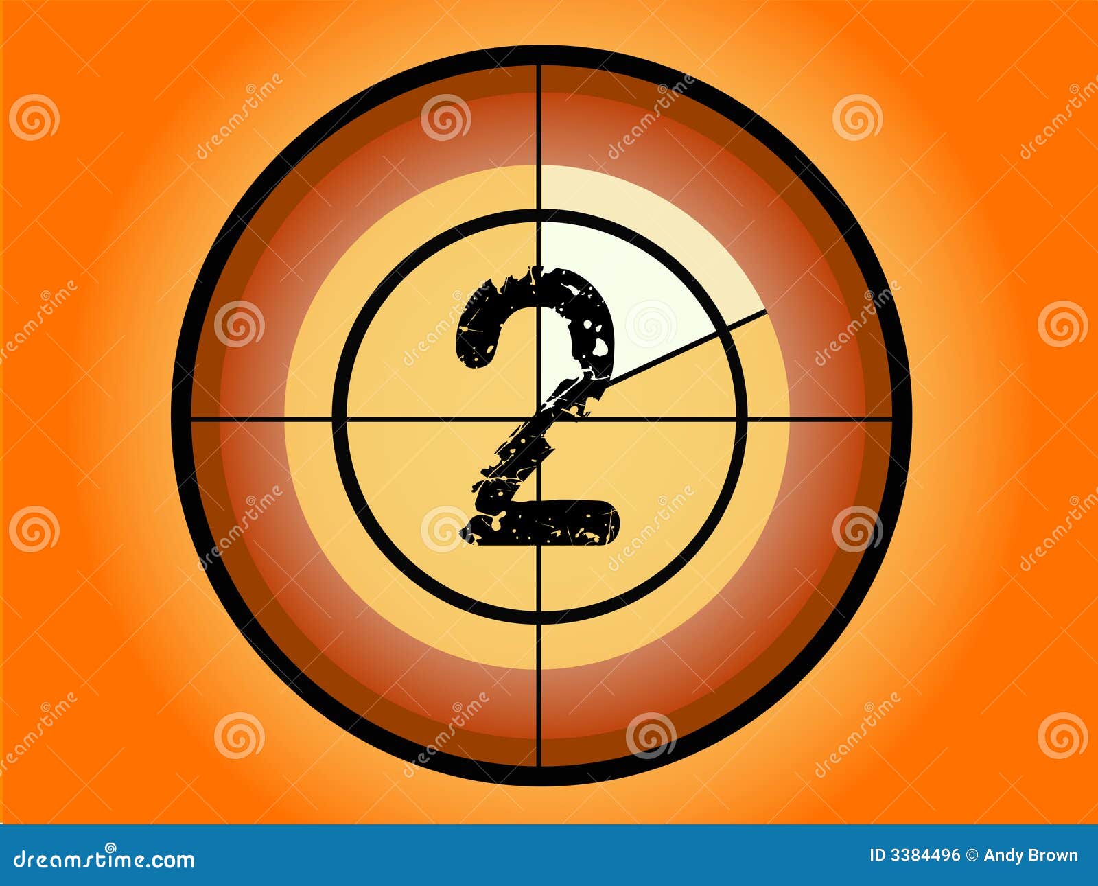 Circle Countdown - at 2 stock vector. Illustration of counting - 3384496
