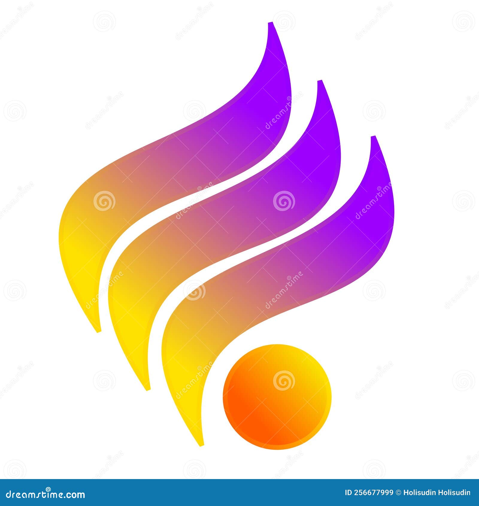 Circle and Curve Logo Design Stock Illustration - Illustration of ...