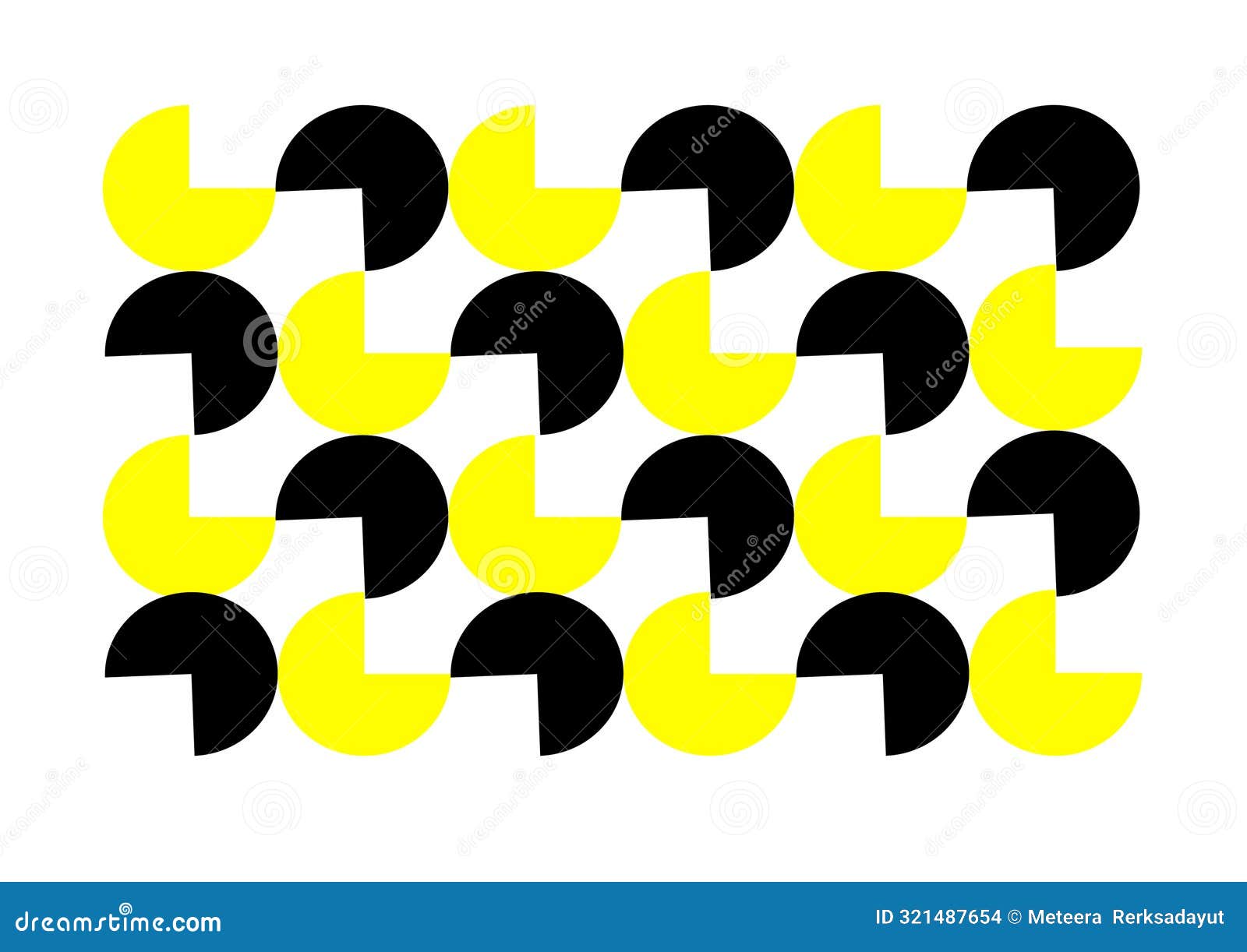 Circle Cut Off Design on a White Background Stock Illustration ...