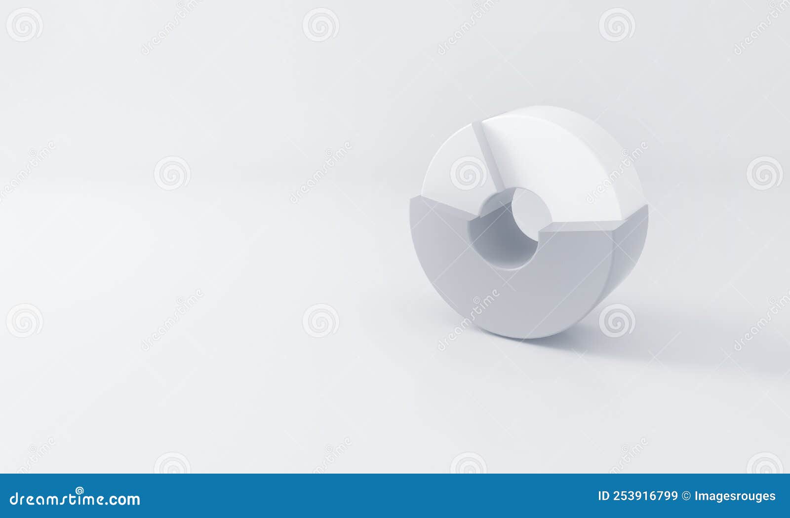 Circle Data Graph on White Background, Graphic Interface Data Analysis ...