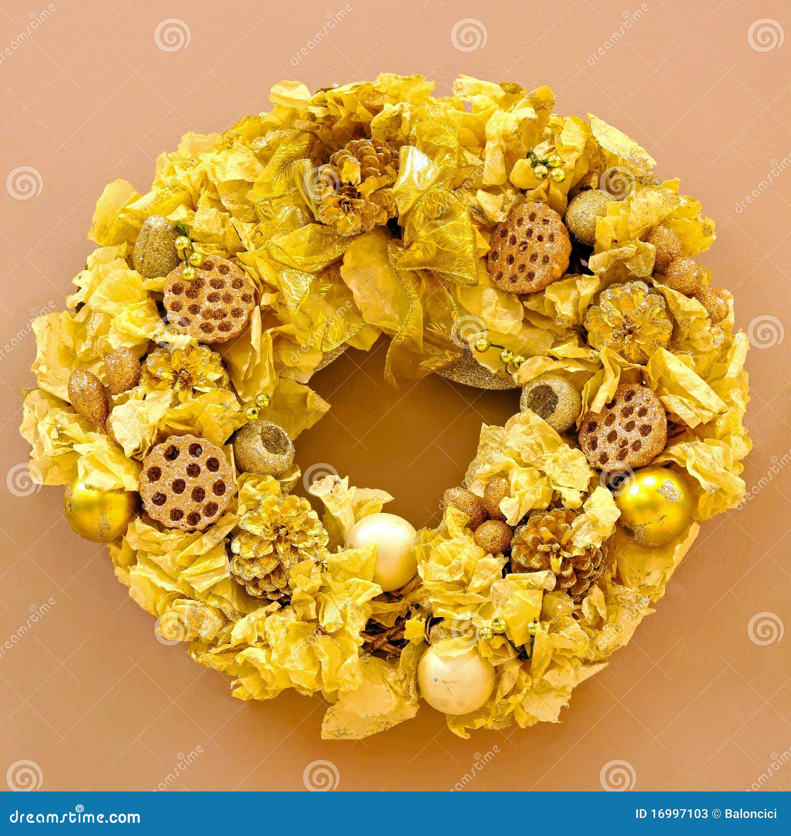 Circle decoration stock image. Image of wreath, wall - 16997103