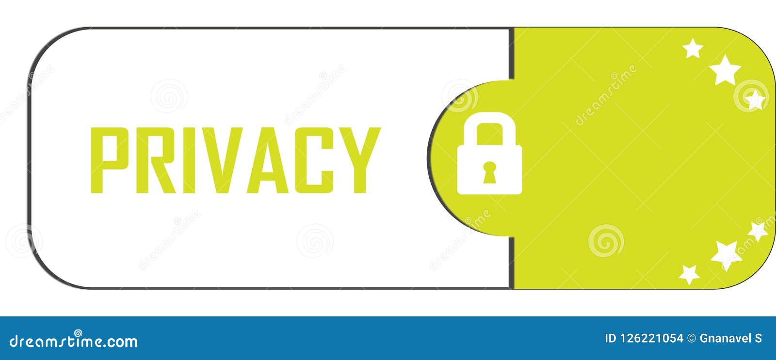 Circle Designing Element Color Privacy and Web Button Stock ...