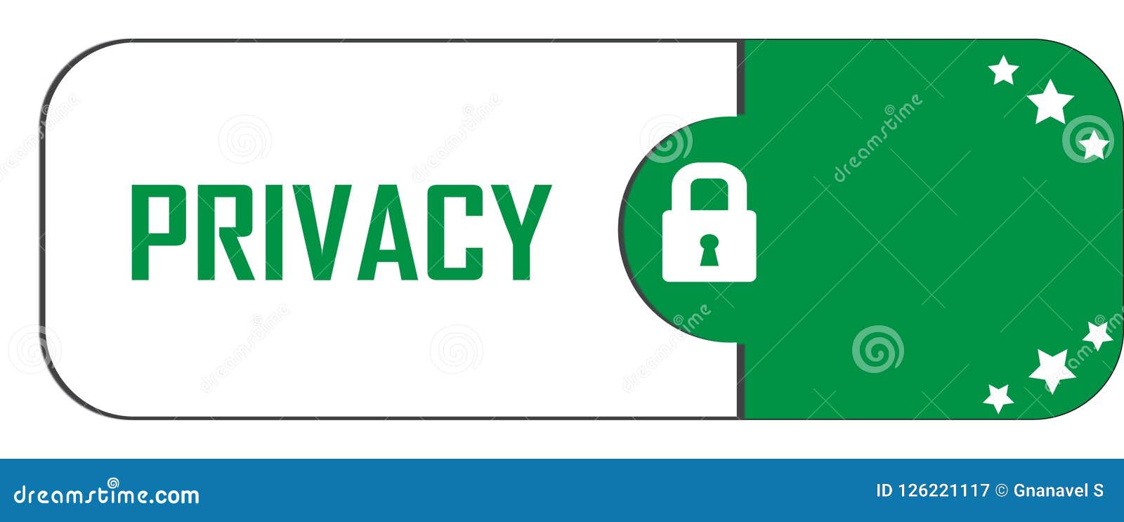 Circle Designing Element Color Privacy and Web Button Stock ...